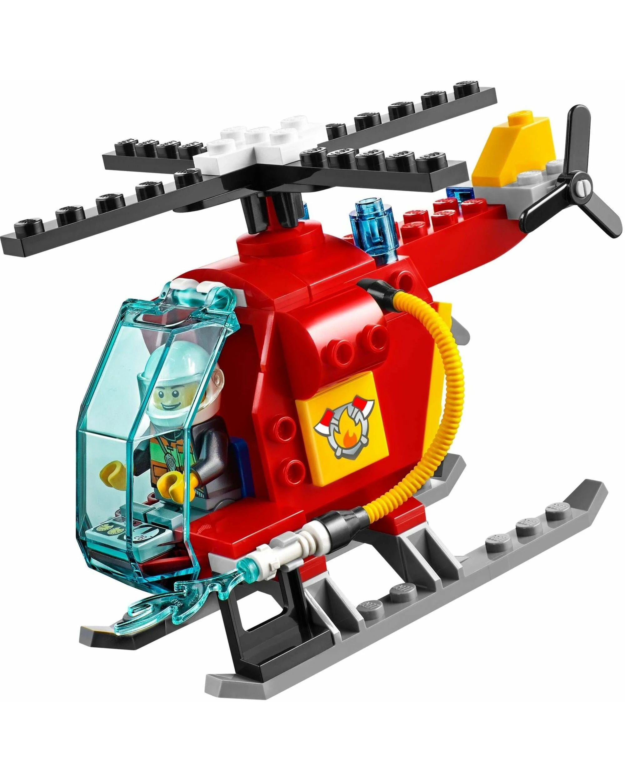 LEGO 10685 Fire Suitcase: Helicopter, Motorbike & Rescue Base - Kmart