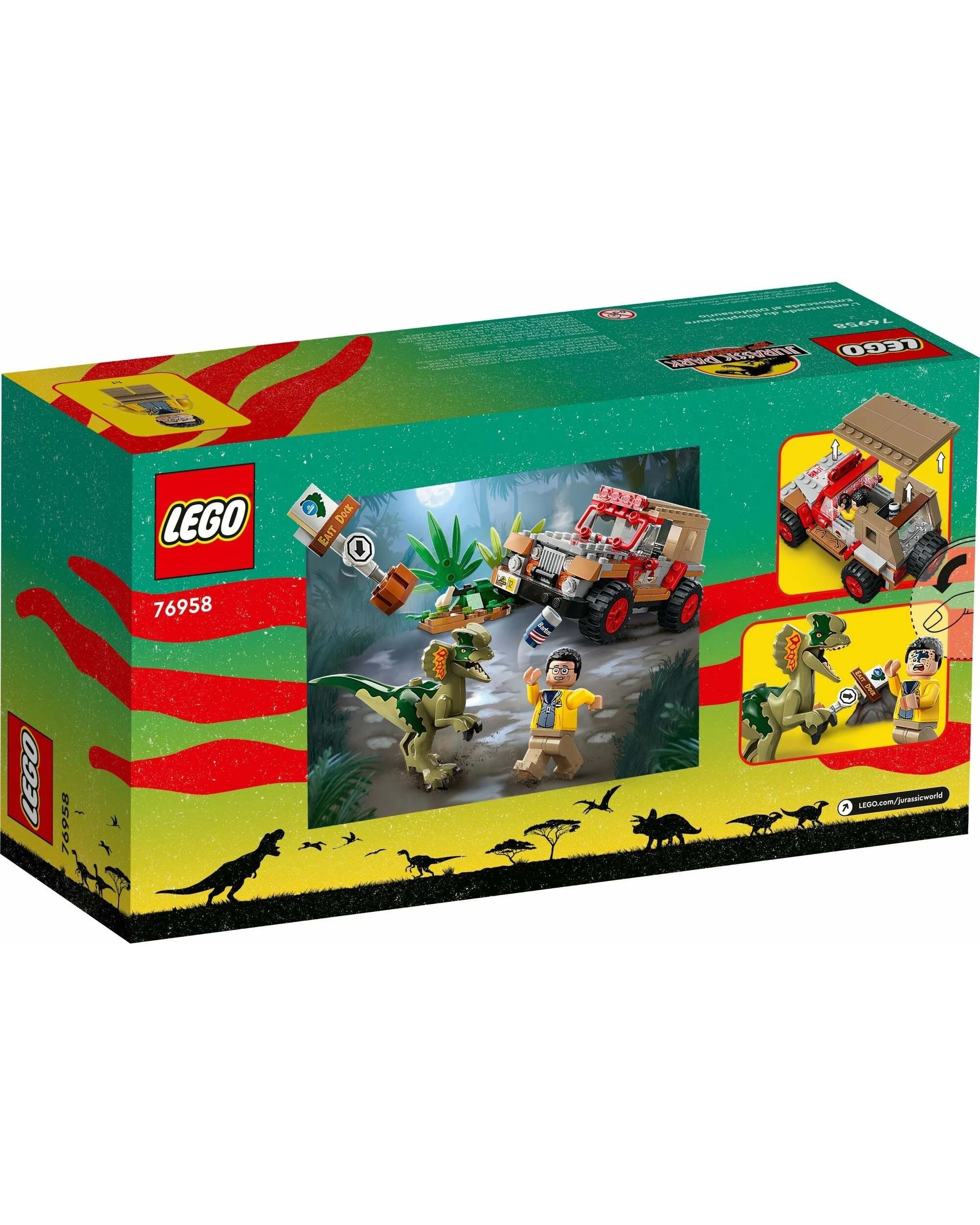LEGO 76958 Dilophosaurus Ambush Jurassic World - Kmart