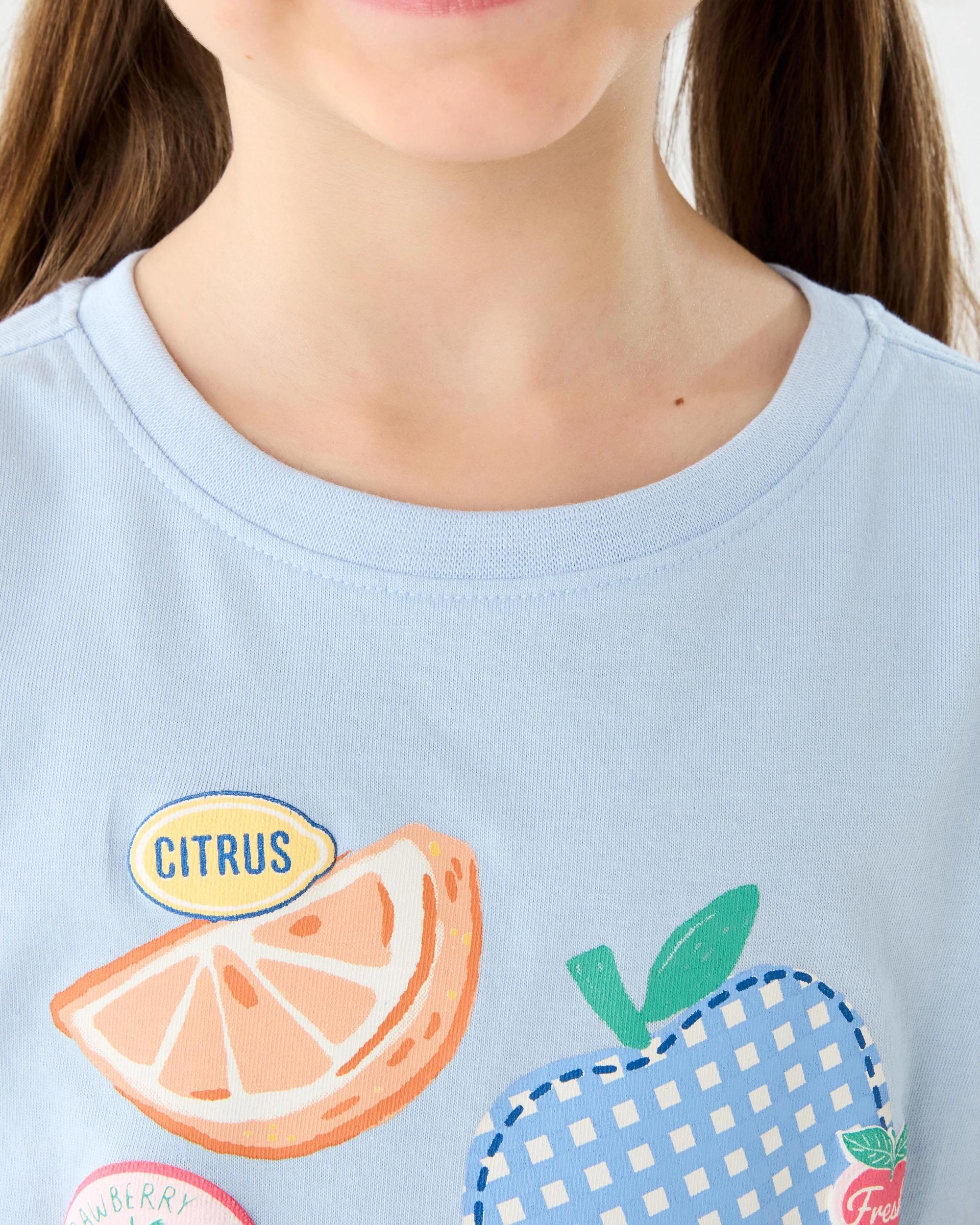 Short Sleeve Placement Print T-shirt - Kmart