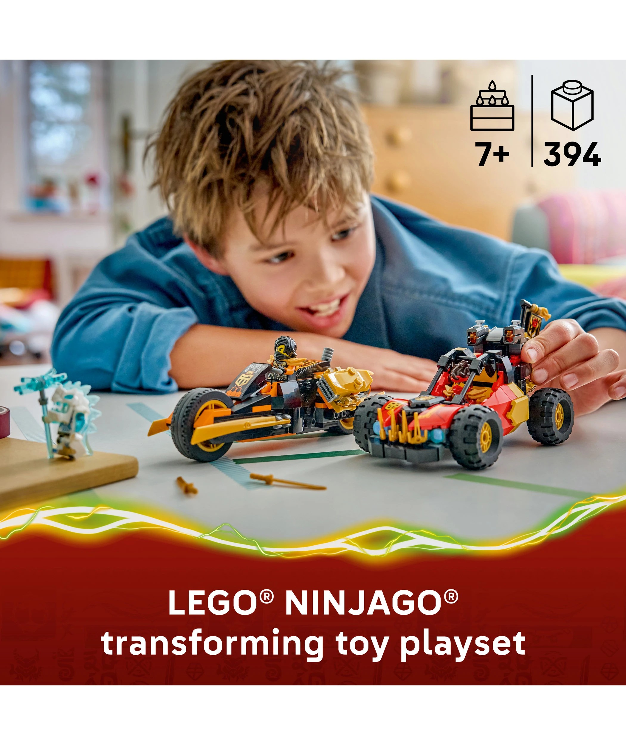 LEGO Ninjago Kai and Cole's Combiner Vehicles 71864 - Kmart
