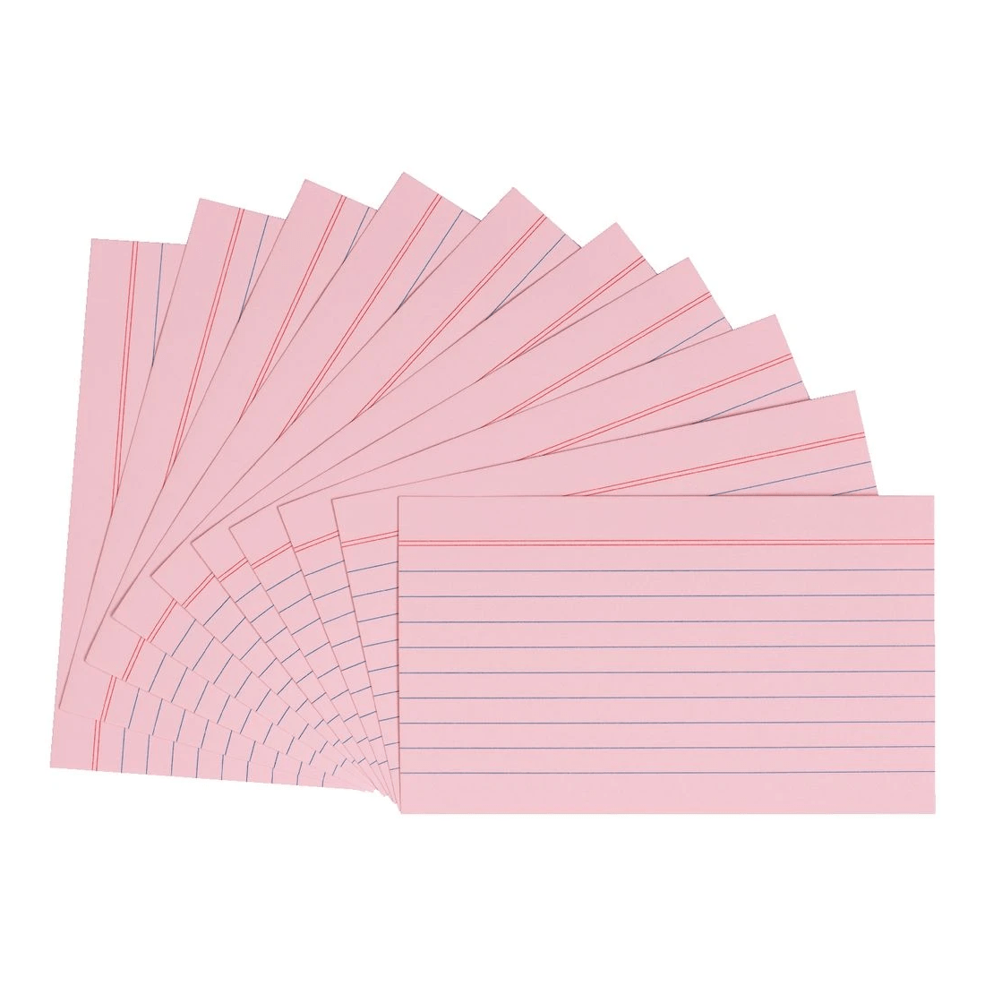 Studymate Study Cards Ruled 127 x 76mm Pink 25 Pack - Kmart