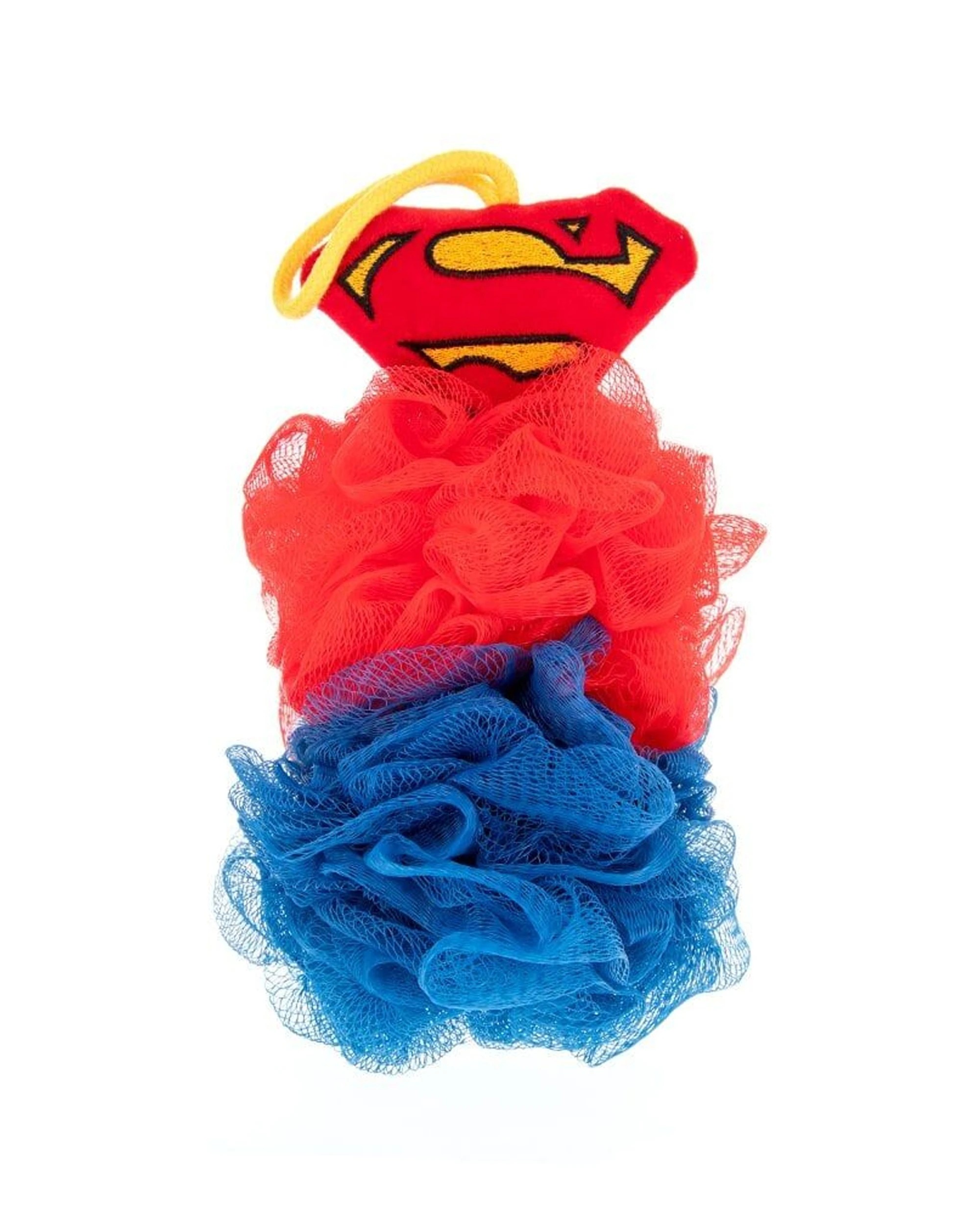 Warner Bros 4PK Superman Body Exfoliator Shower Loofah Puff Duo Set ...