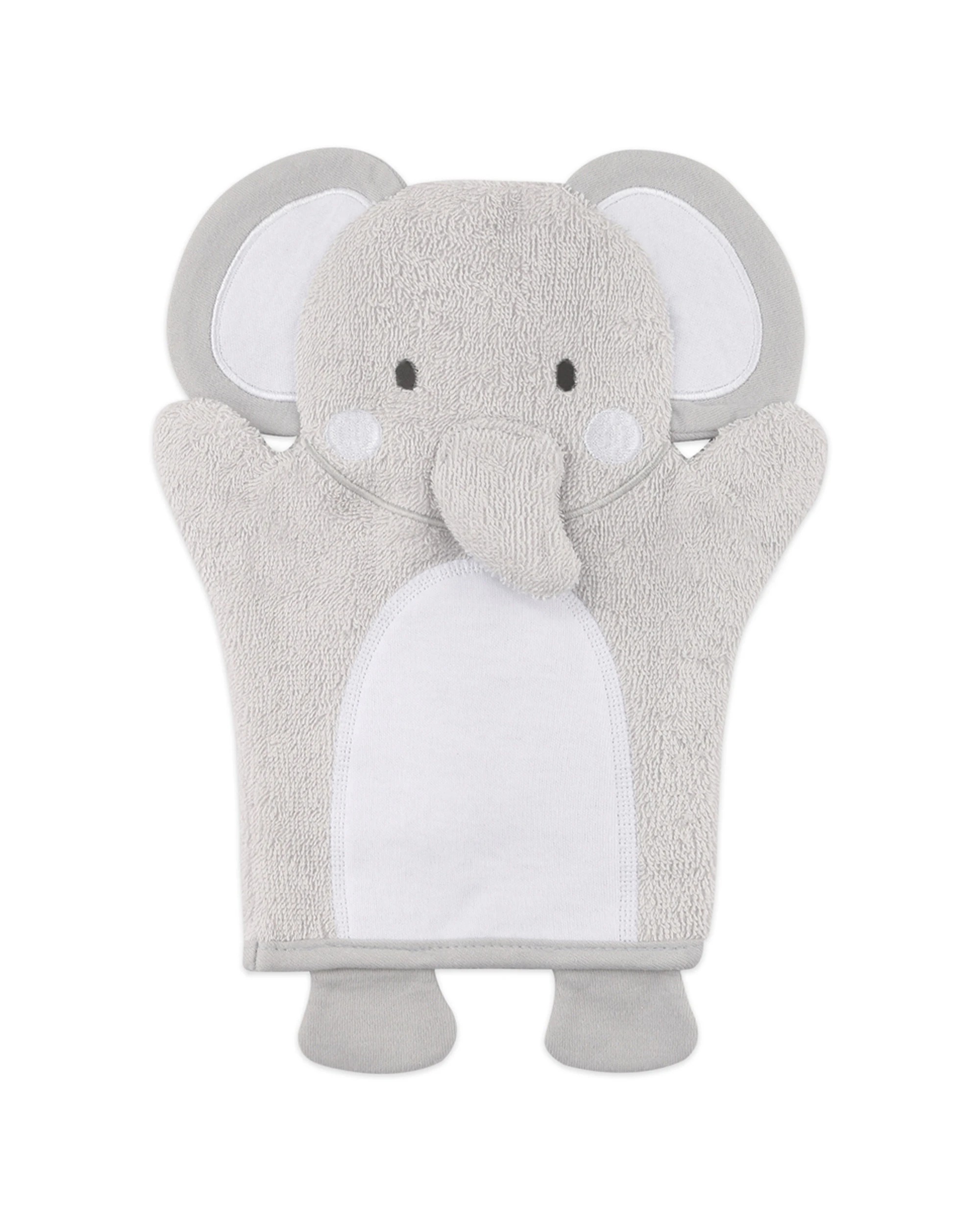 The Peanutshell Elephant Wash Mitt Baby Nursery Decor 100 Percent ...