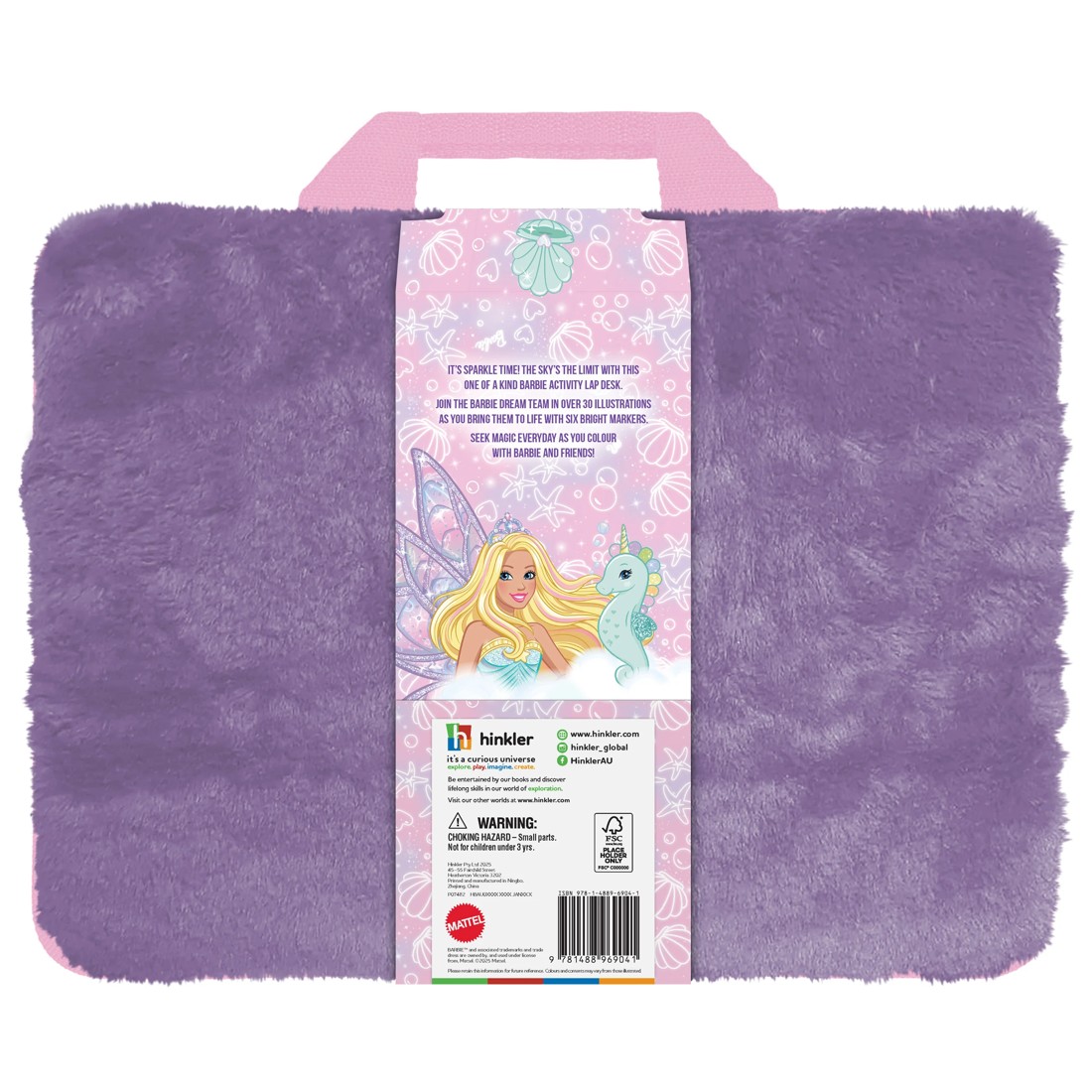 Kaleidoscope Barbie Activity Lap Desk - Book - Kmart NZ