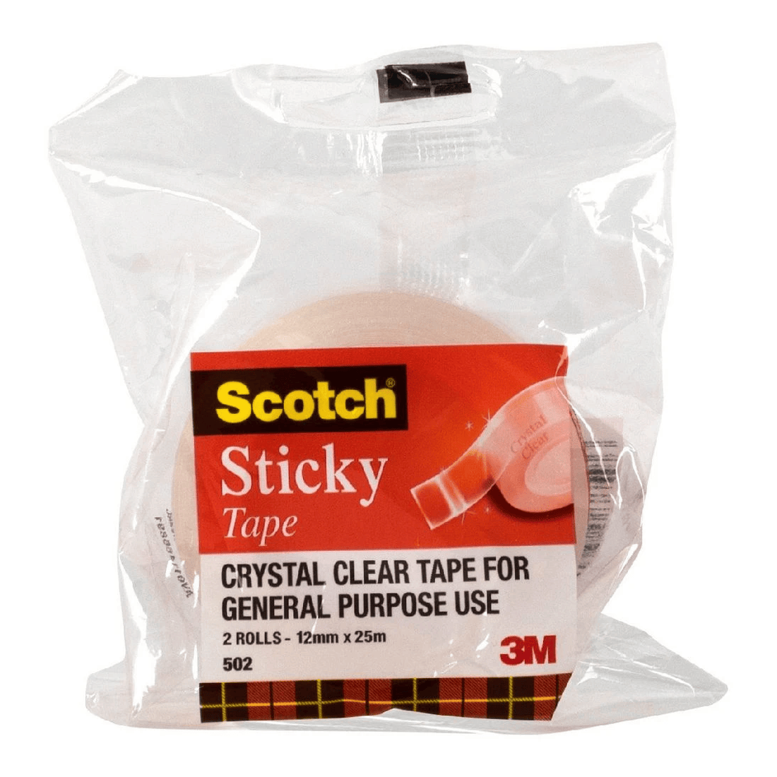 Scotch Sticky Tape 12mm x 25m 2 Pack - Kmart