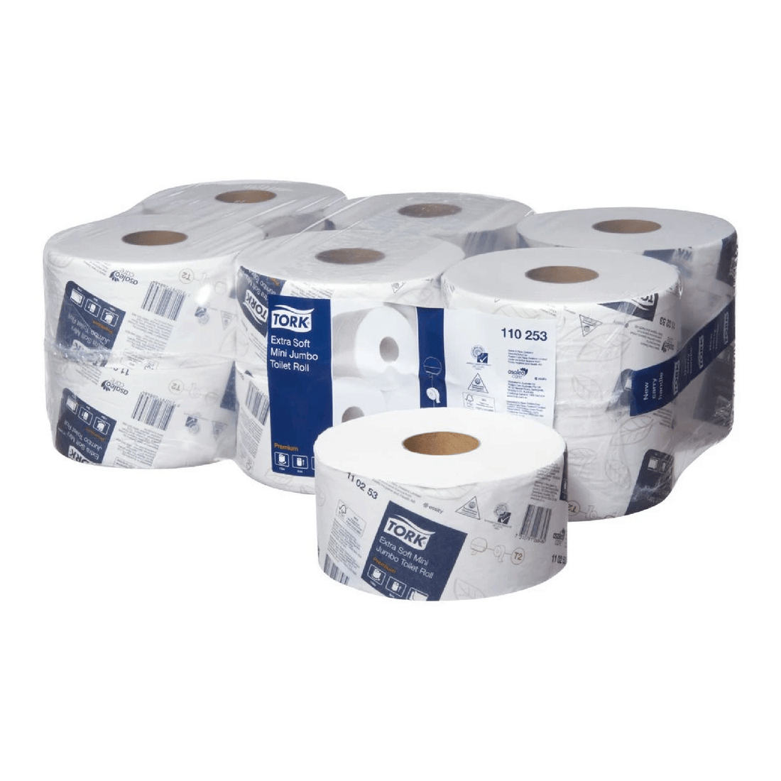 Tork T2 Toilet Paper Mini Jumbo Toilet Roll 12 Pack - Kmart