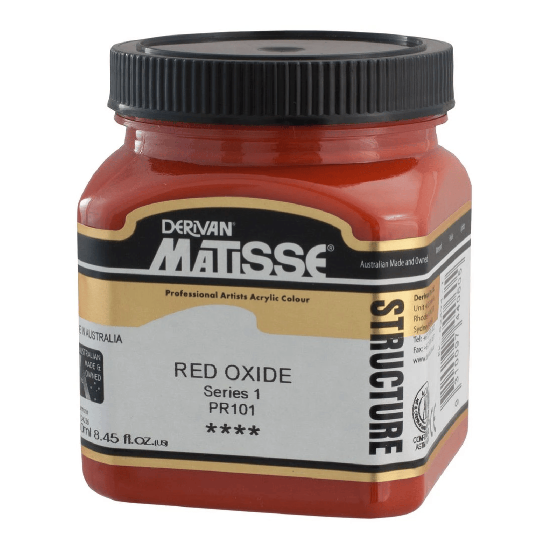 Derivan Matisse Structure Paint 250mL Red Oxide S1 - Kmart
