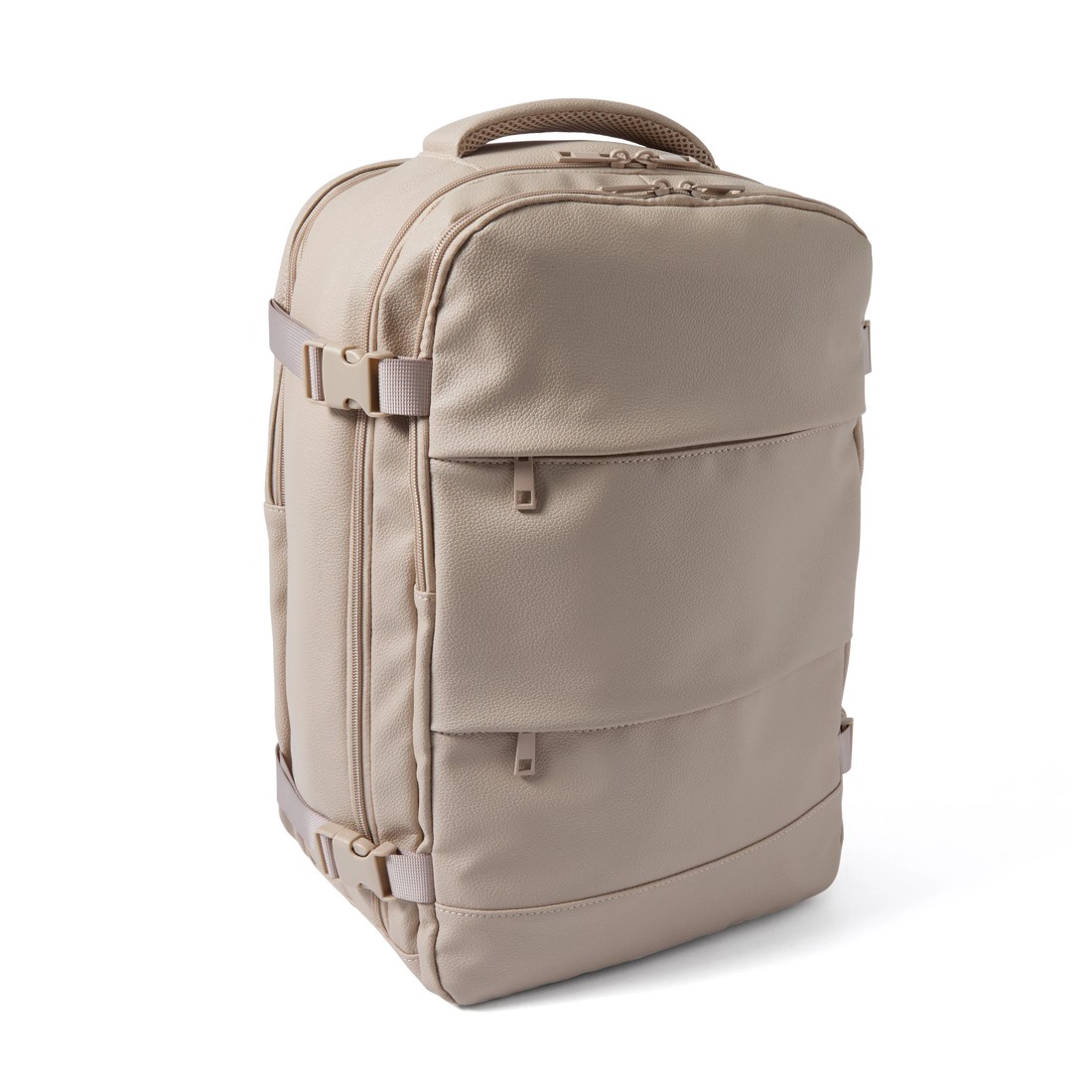 PU Expandable Travel Backpack - Beige - Kmart