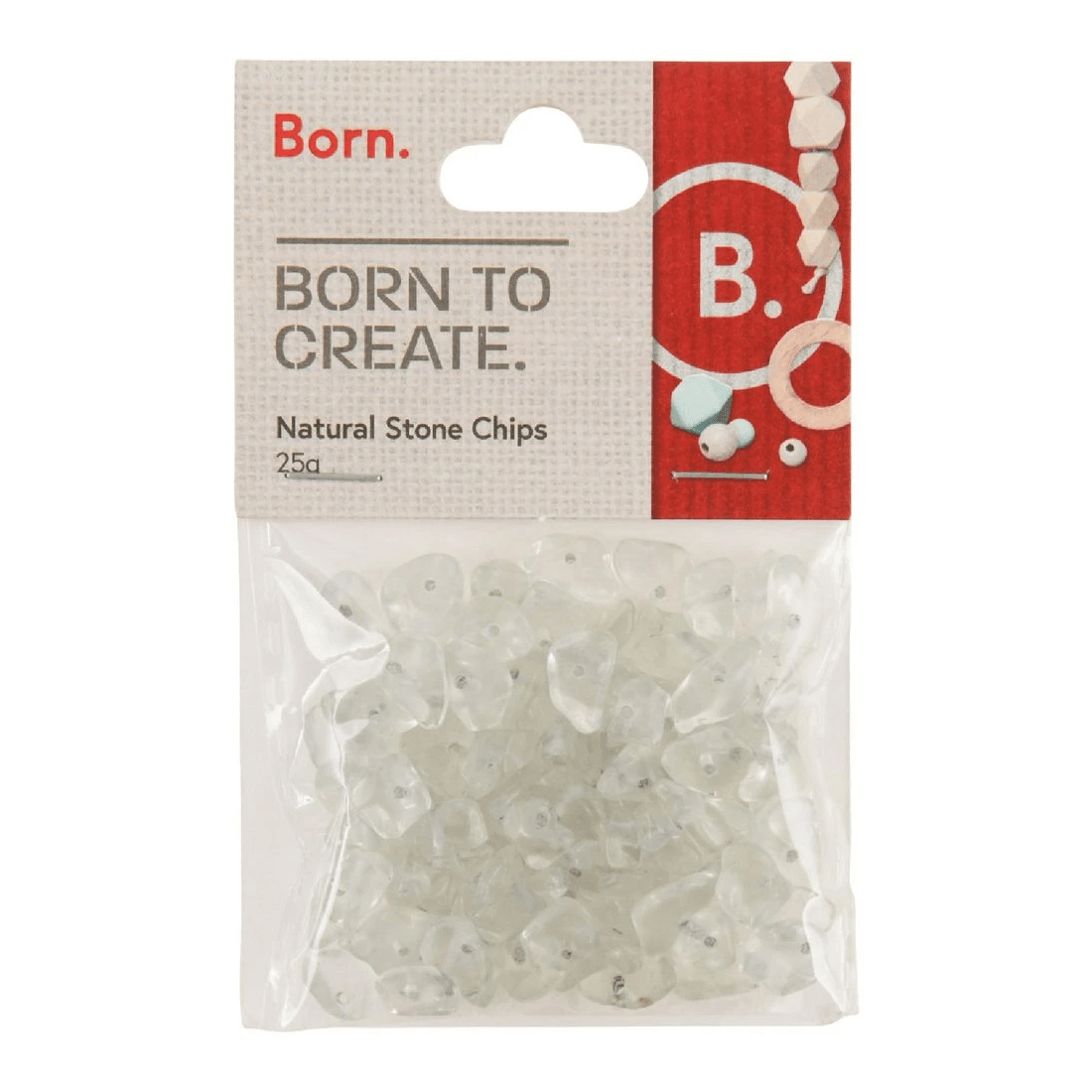 Born Stone Chips 25g Moonstone - Kmart