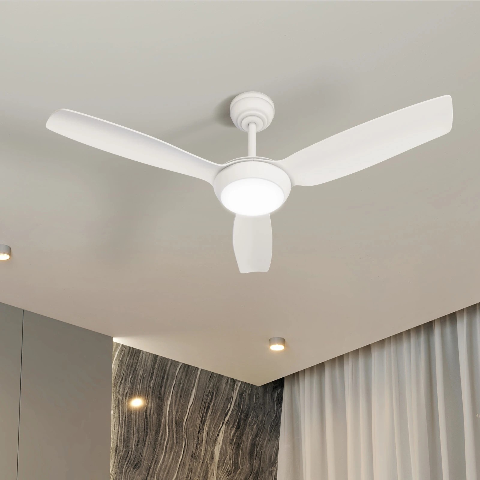 Vevare 52" Ceiling Fan DC Motor with LED Light & Remote Control - Kmart