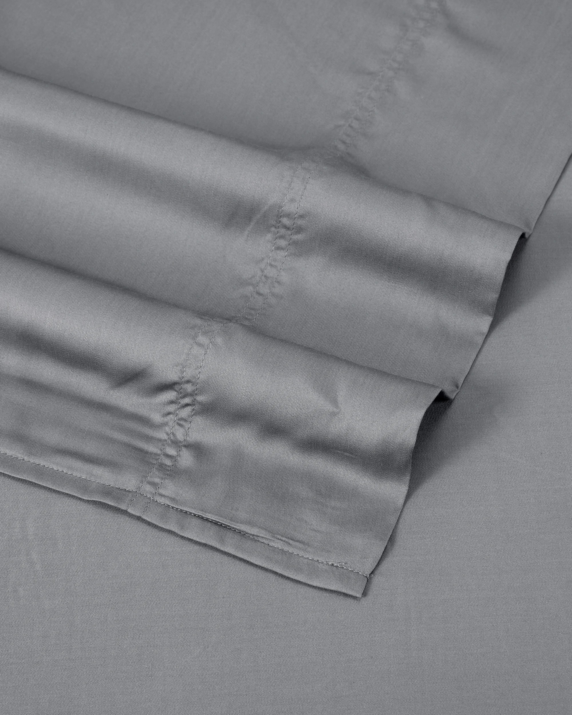 375 Thread Count Bamboo Sheet Set - Queen Bed, Grey - Kmart