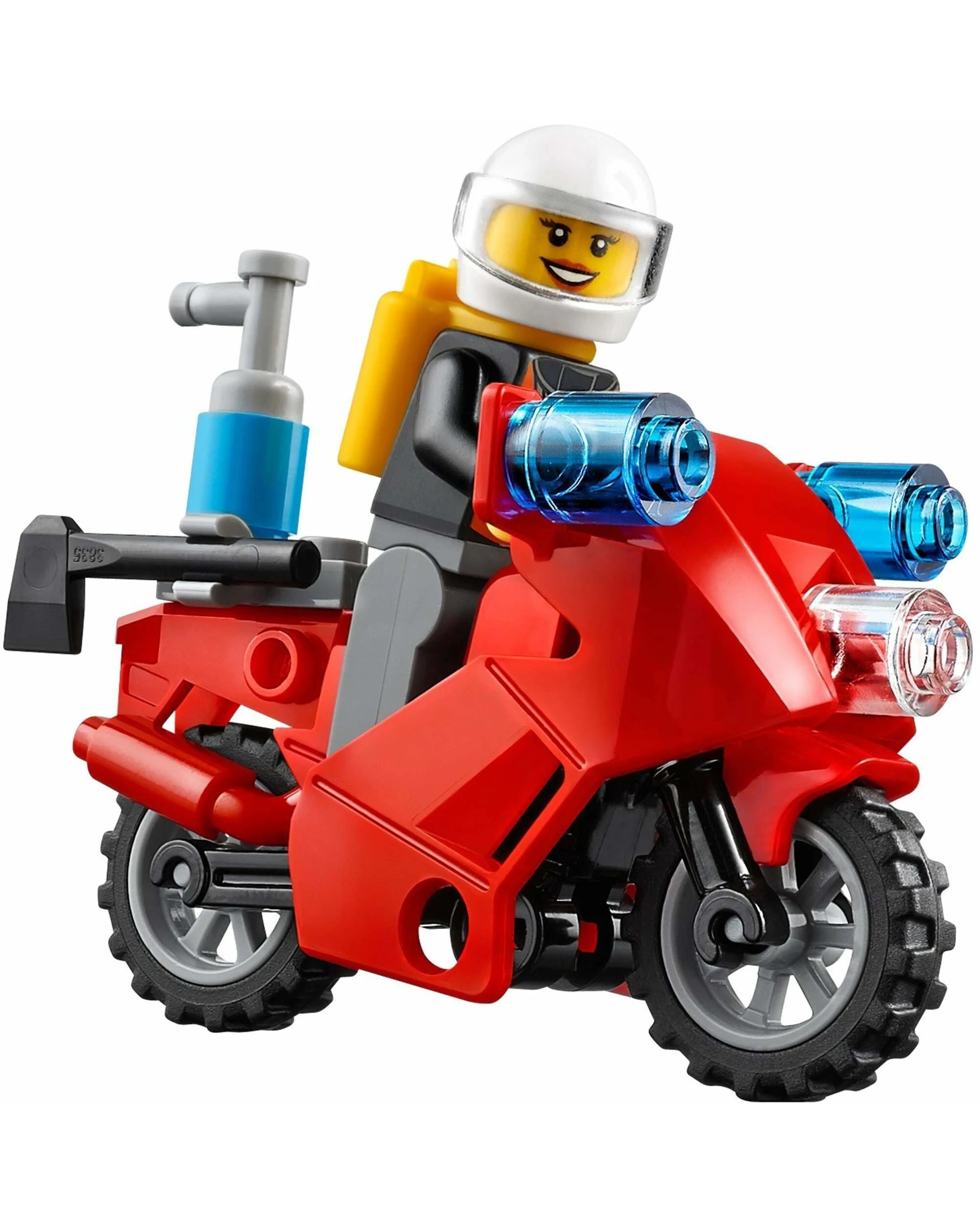 LEGO 10685 Fire Suitcase: Helicopter, Motorbike & Rescue Base - Kmart
