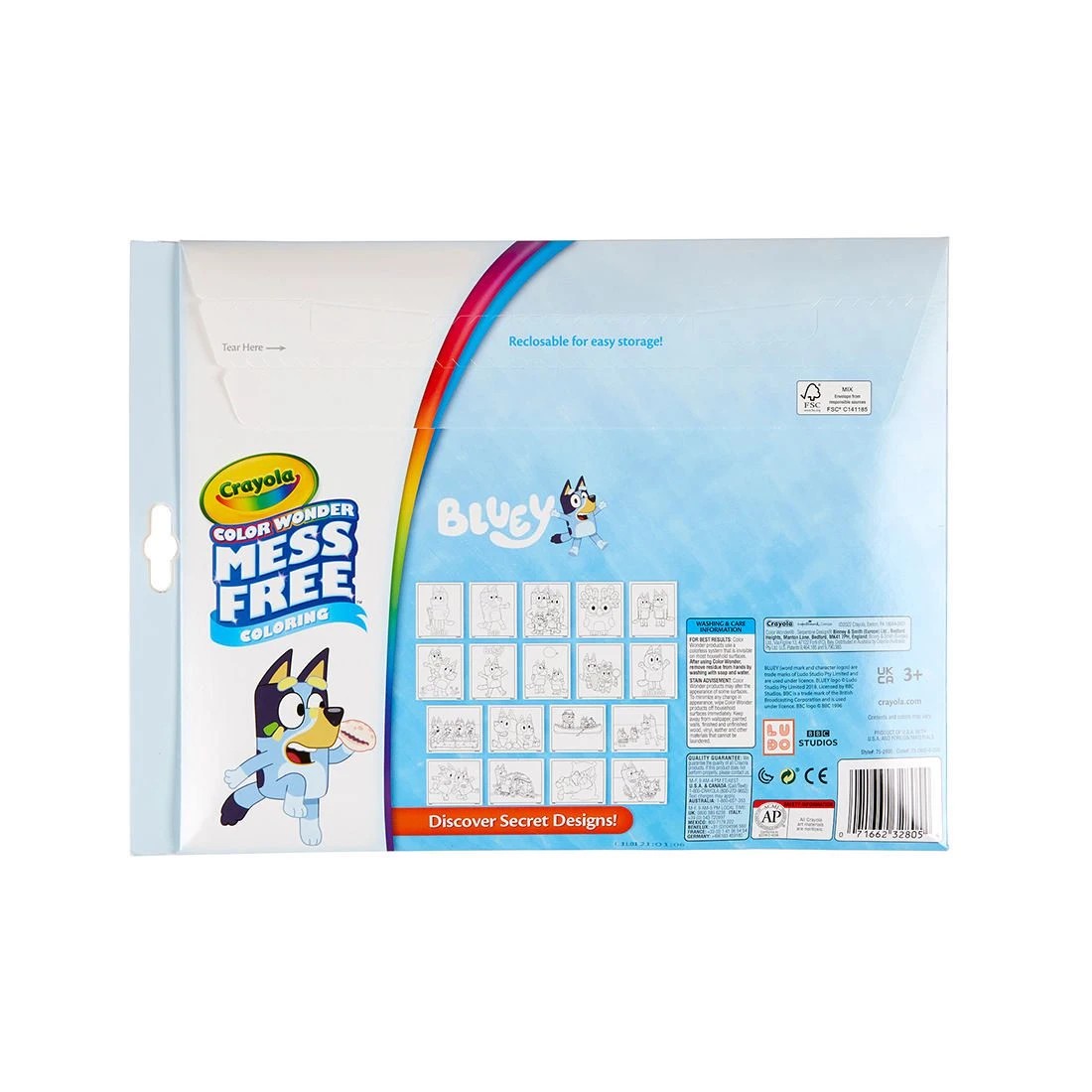 Crayola Colour Wonder Foldalope Bluey - Blue - Kmart