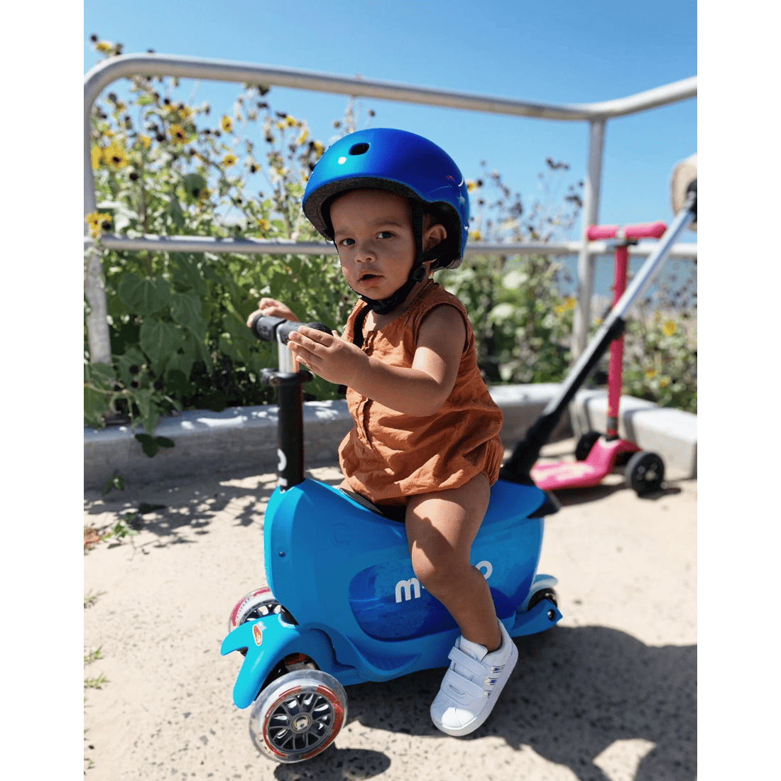 Micro Mini2Go Deluxe Plus 3 Wheel Scooter - Blue - Kmart