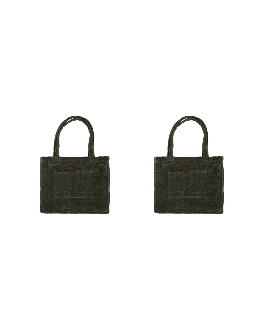 Bambury HiLo Tote Bag Dandy Carry All Handbag 2PK 48x38cm - Green - Kmart