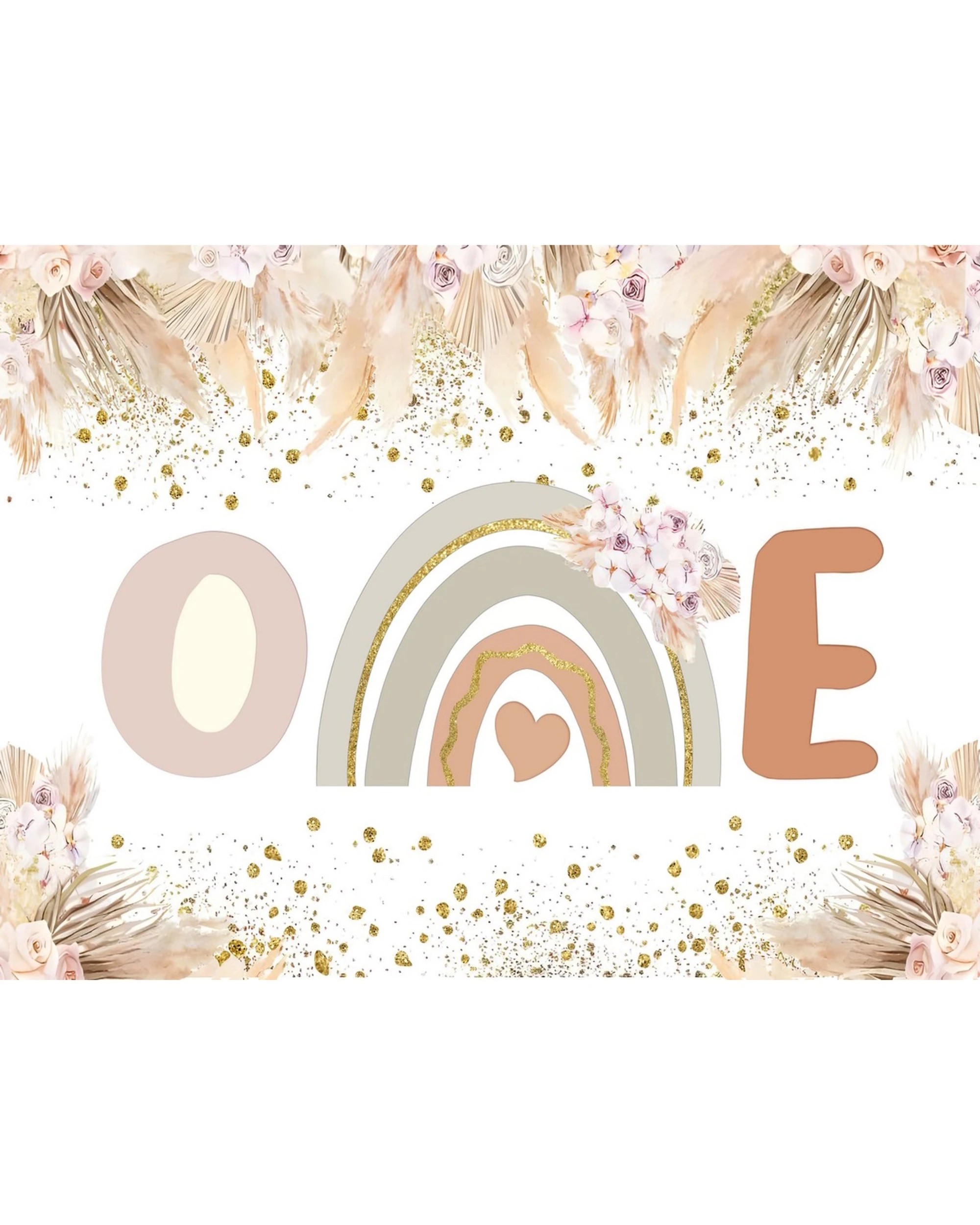 Alibaba Boho Little One Fabric Backdrop - Kmart