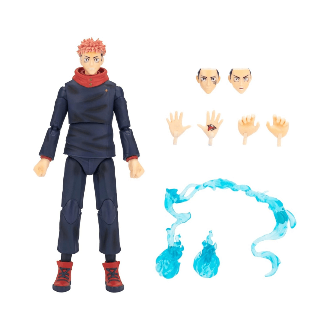 Jazwares Total Anime Jujutsu Kaisen Kuji Itadori 6.5 inch Scale Action ...