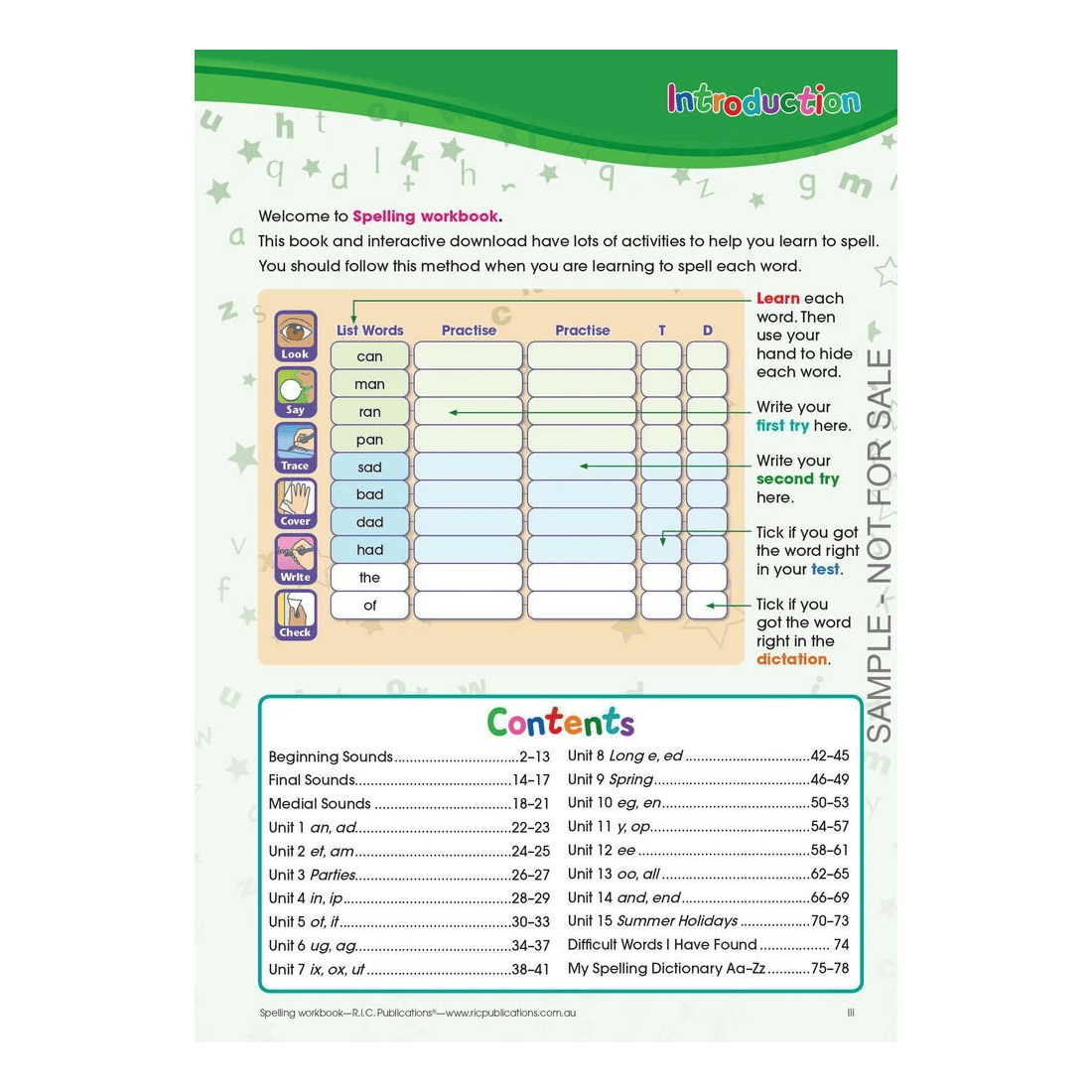 Spelling Workbook Interactive Book A - Kmart