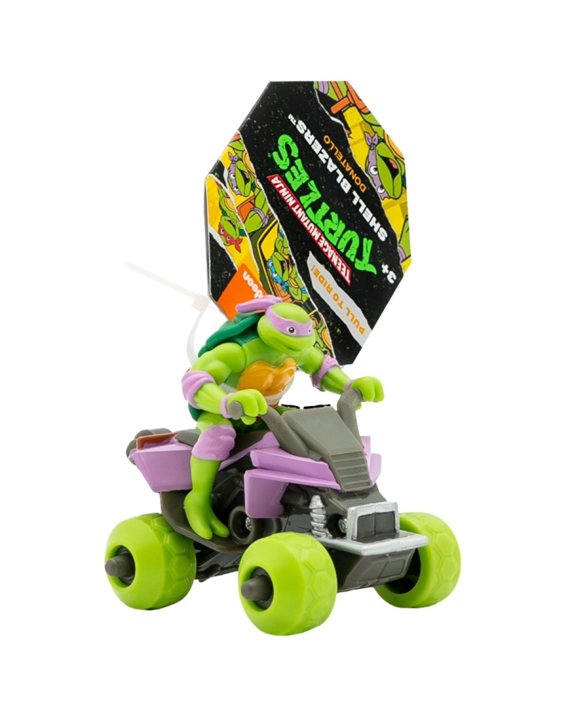 All Brand Toys Teenage Mutant Ninja Turtles Shell Blazers Donatello Pull-Back Quad Bike - Kmart