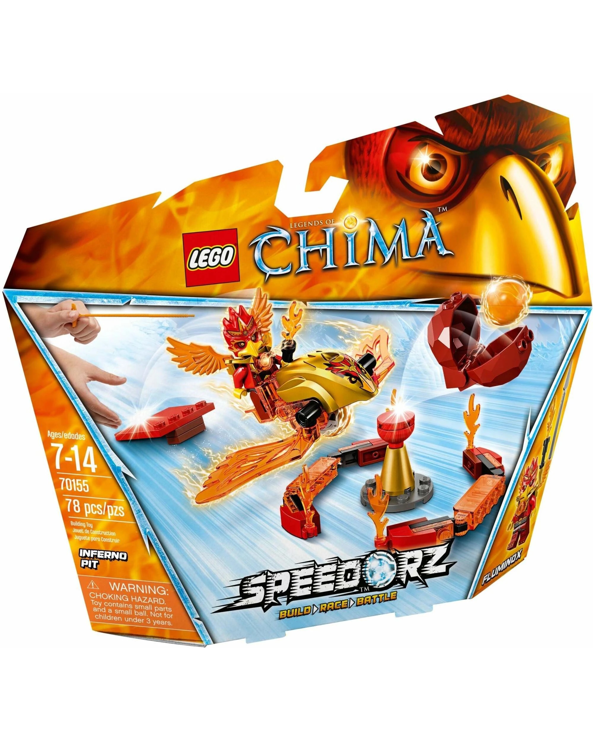 LEGO 70155 Fluminox's Inferno Pit Speedorz CHI Fire Game - Kmart