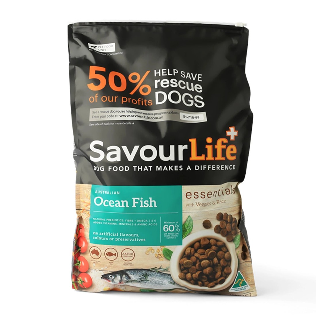 Savourlife Food Savourlife Essentials Adult Ocean Fish 15kg - Kmart