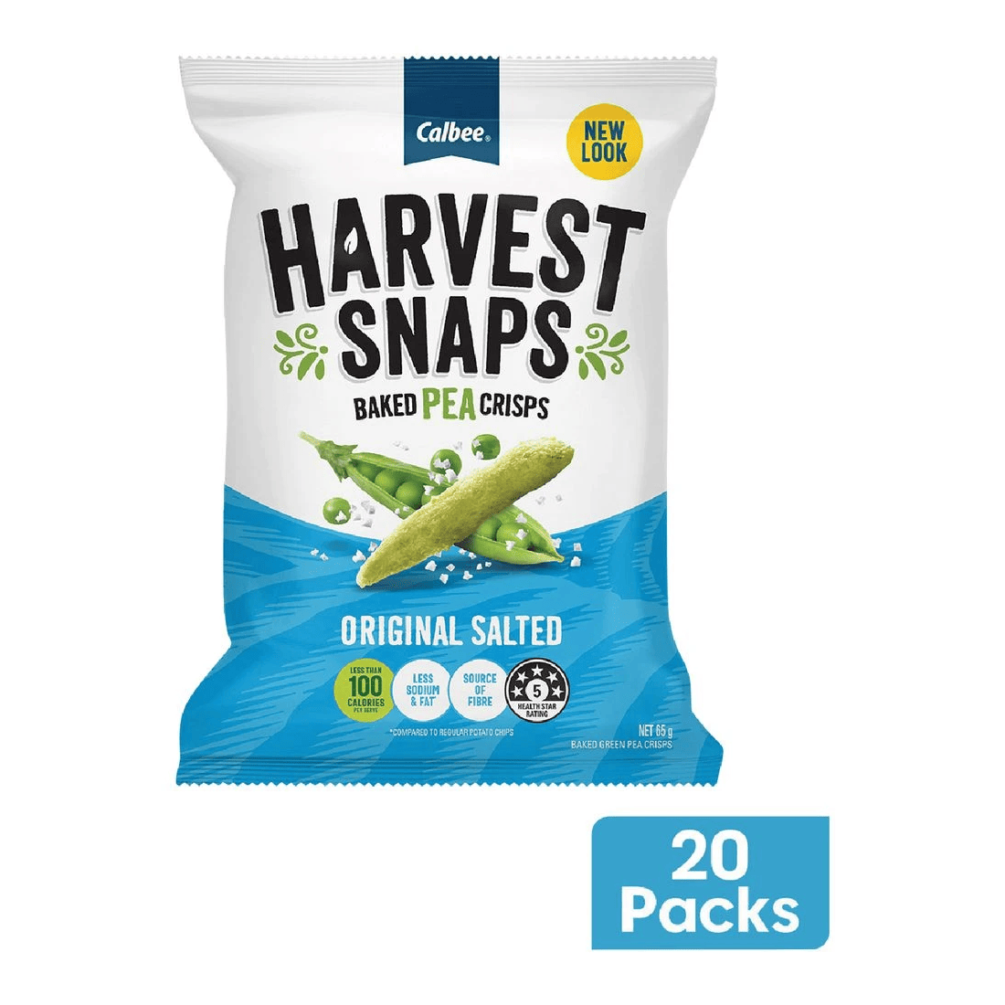 Harvest Snaps Original Salted 65g 20 Pack - Kmart