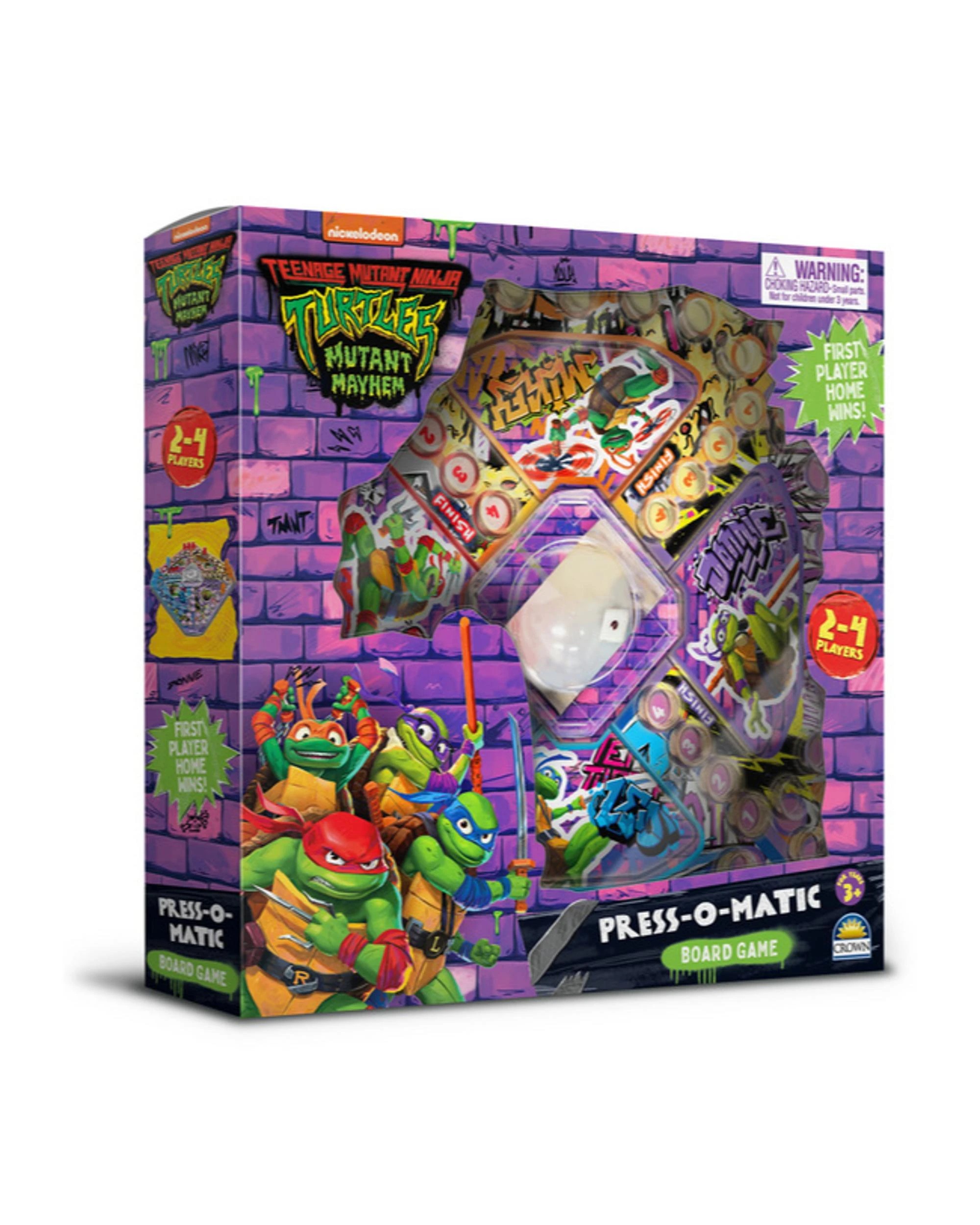 Crown Products Teenage Mutant Ninja Turtles Mutant Mayhem Press-O-Matic ...