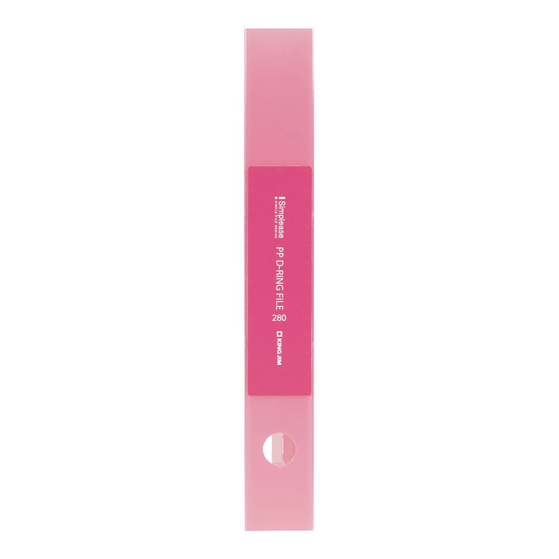 King Jim A4 2 D-Ring Simplease Binder 30mm Pink - Kmart