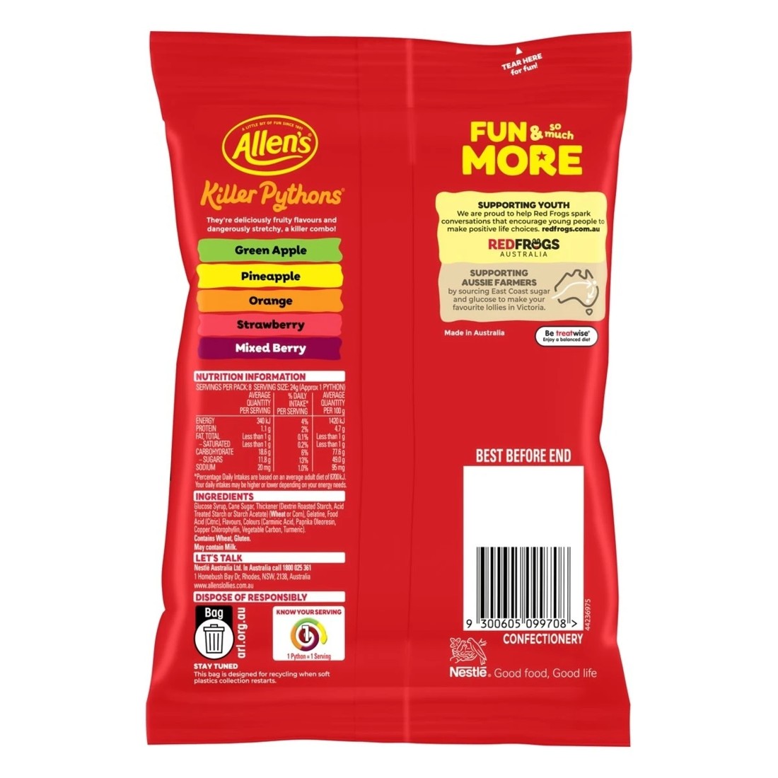 Allen's Killer Pythons 192g - Kmart