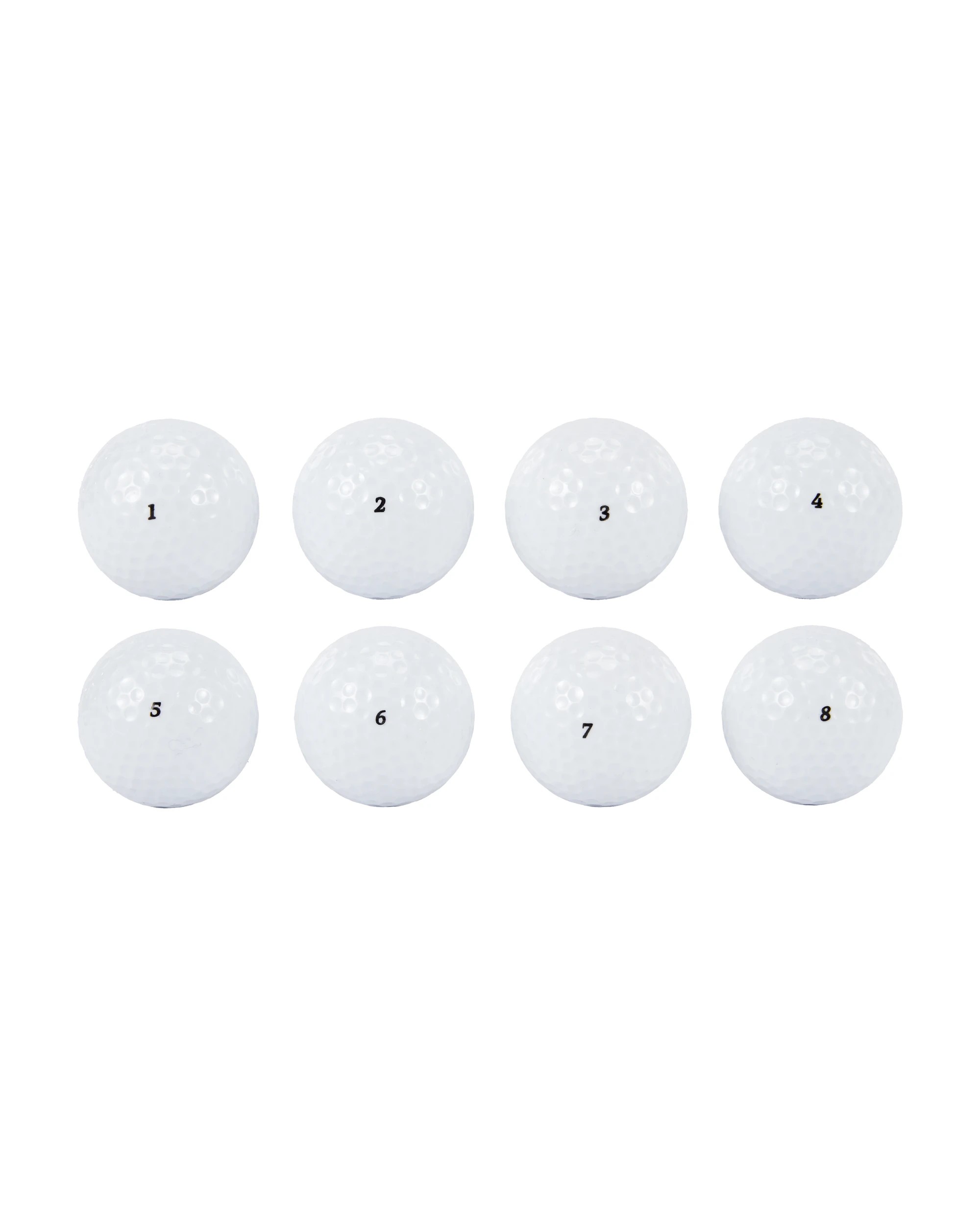 8 Pack Golf Balls - Kmart