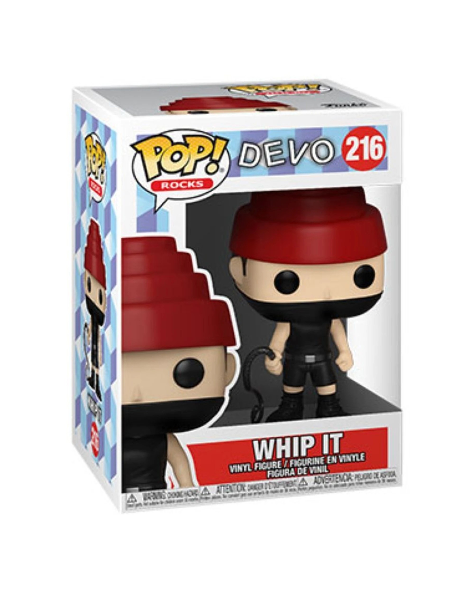 Pop Vinyl Figurine Devo - Whip It - Devo Vinyl Figurine - 10cm Figurine ...