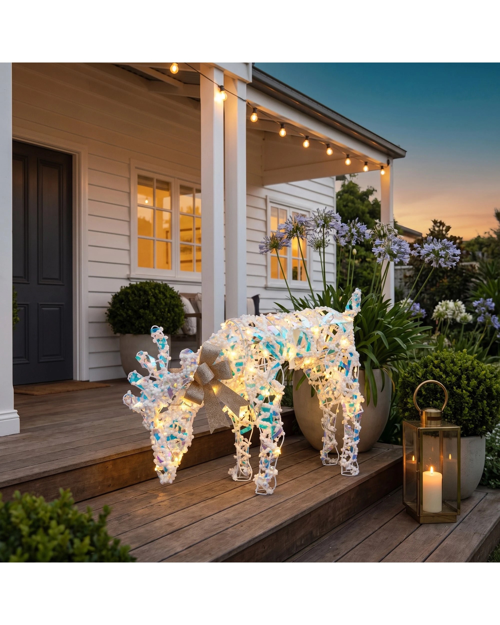 Christabelle 66cm Grazing Reindeer LED Christmas Display - Animated ...