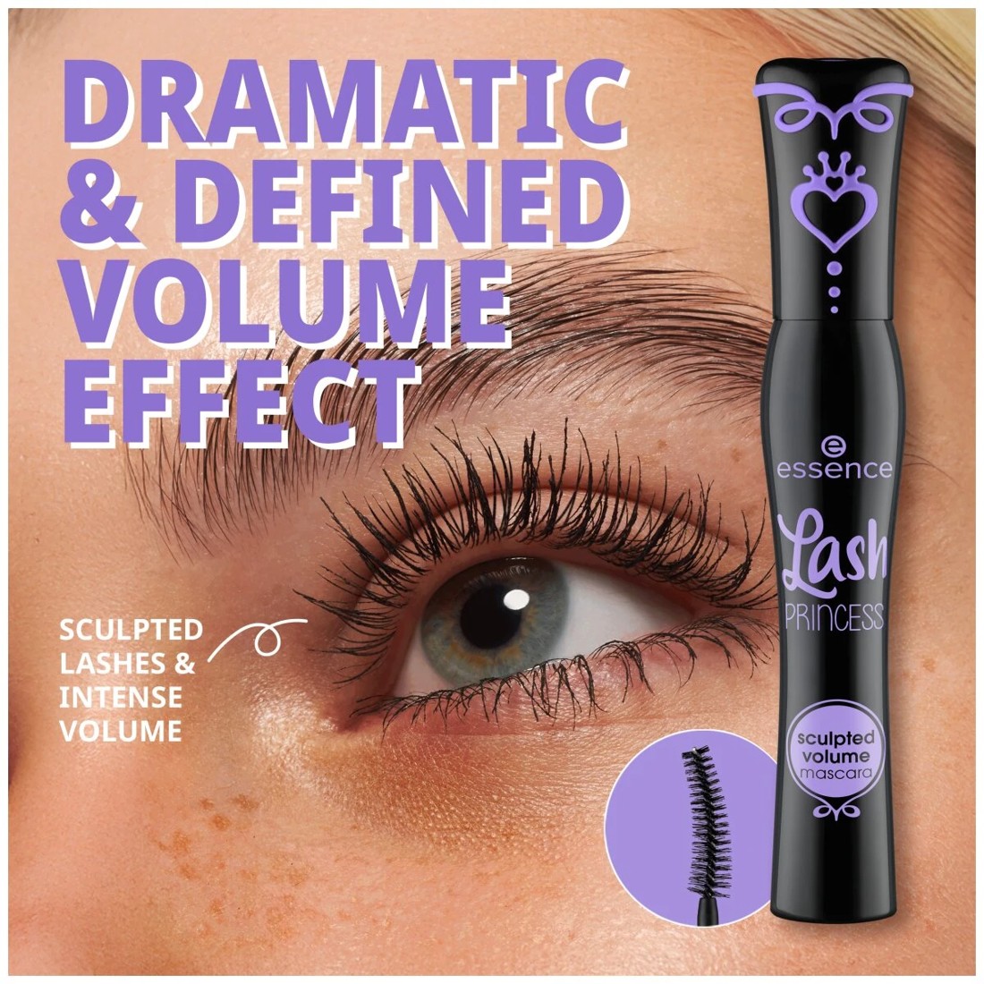 Essence Lash Princess Sculpted Volume Mascara - Black - Kmart