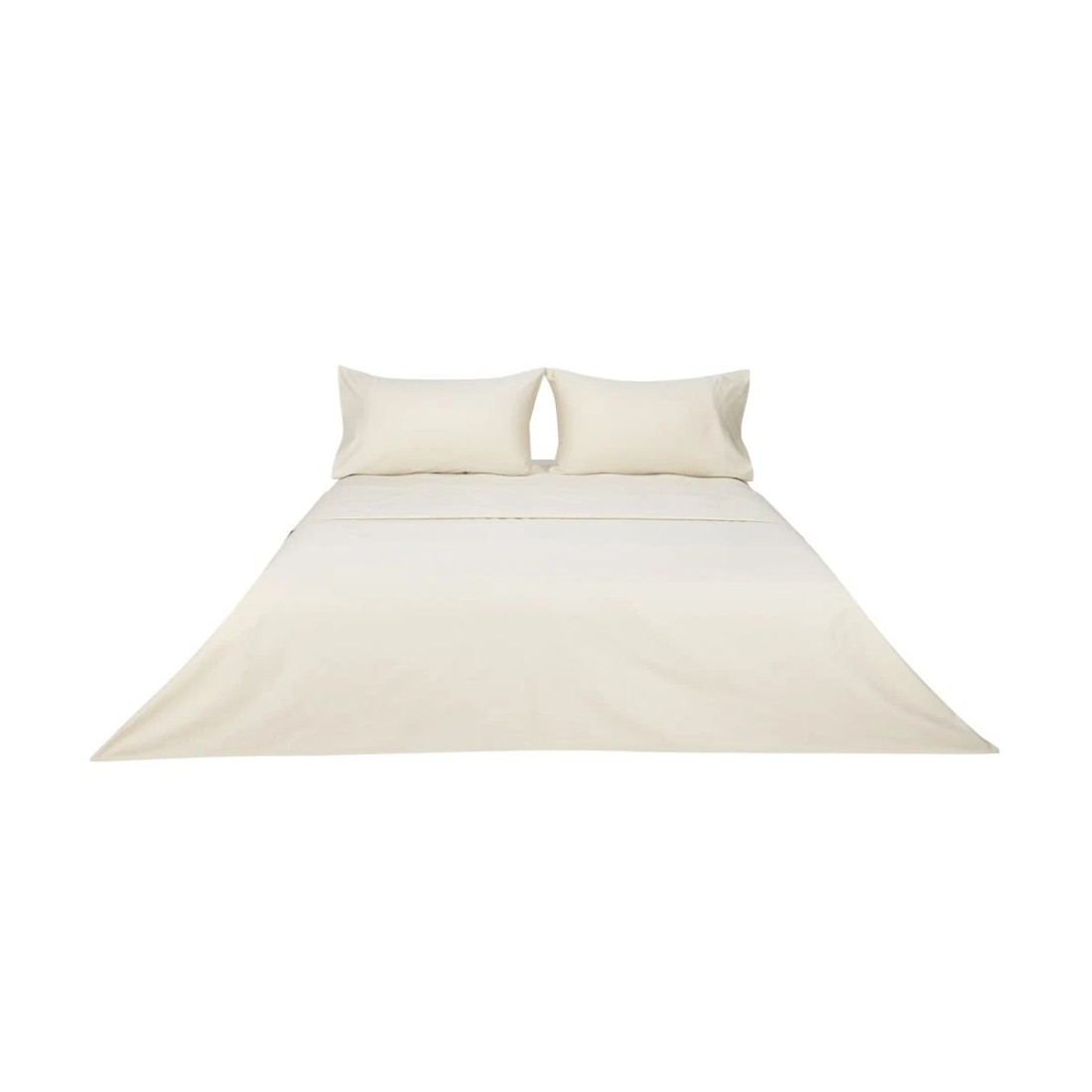 500 Thread Count Australian Grown Cotton Sheet Set - Double Bed, Sand ...