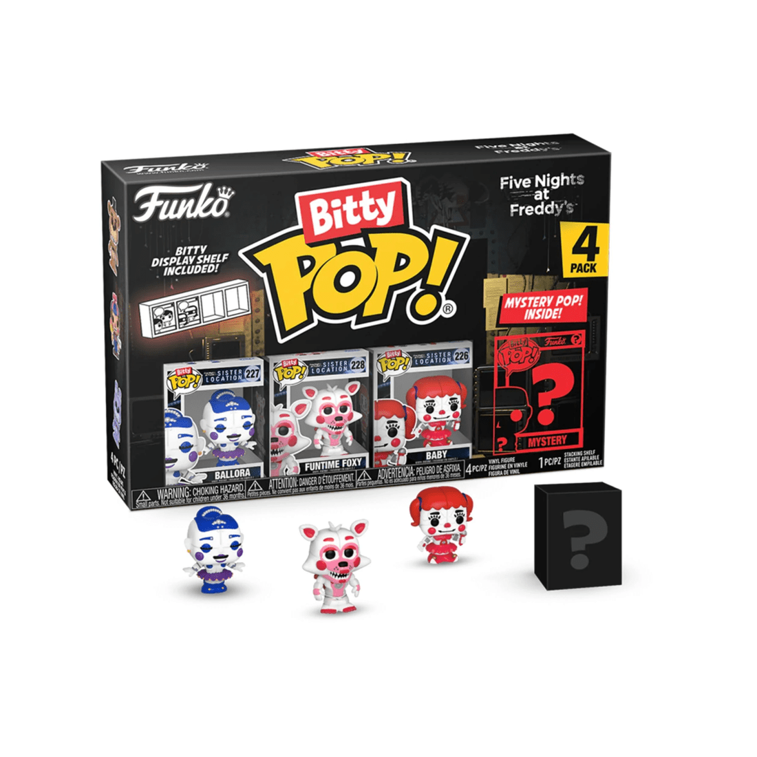 Funko Five Nights At Freddy's Ballora 4 Pack Funko Bitty POP! Vinyl - Kmart