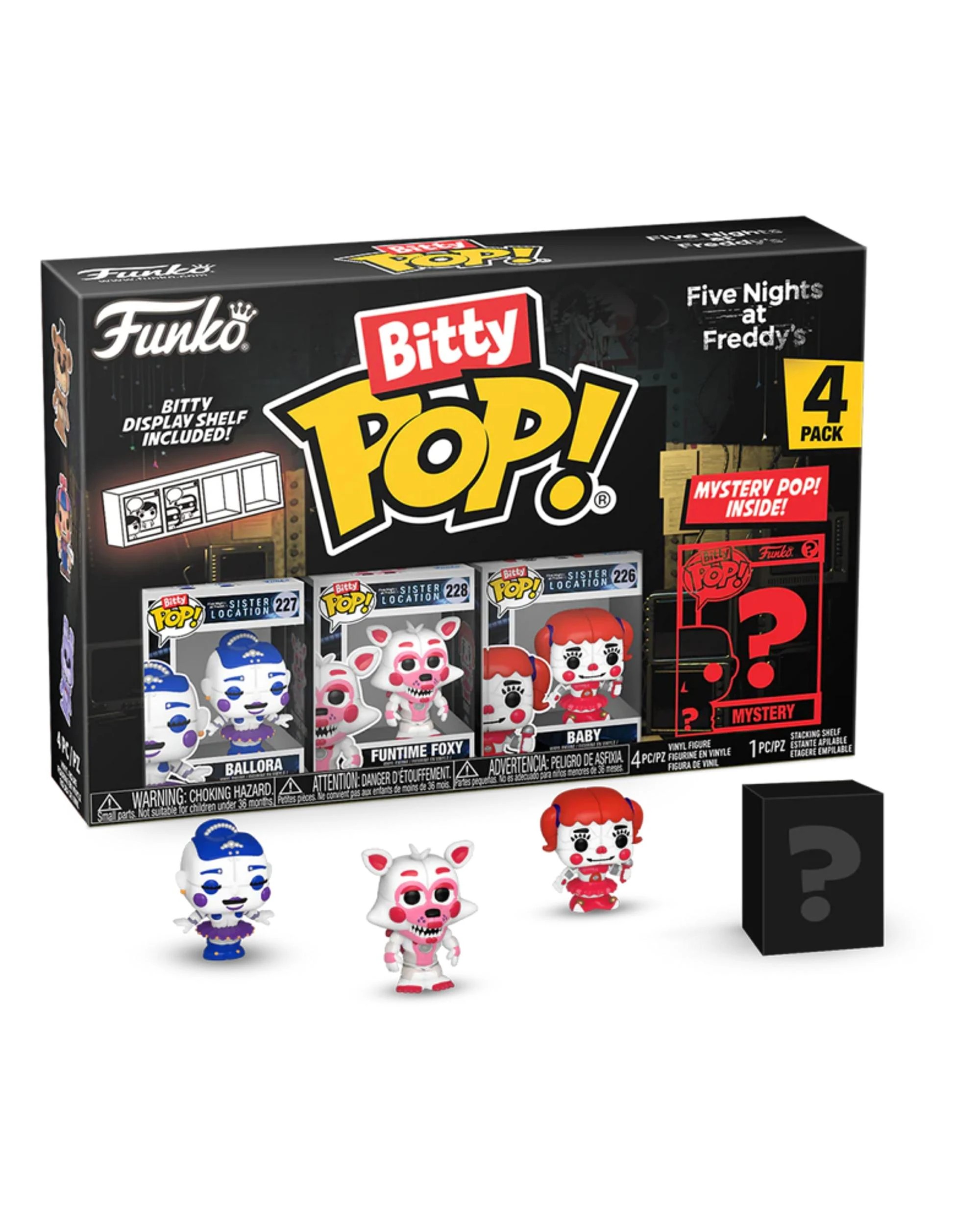 Funko Five Nights At Freddy's Ballora 4 Pack Funko Bitty POP! Vinyl - Kmart
