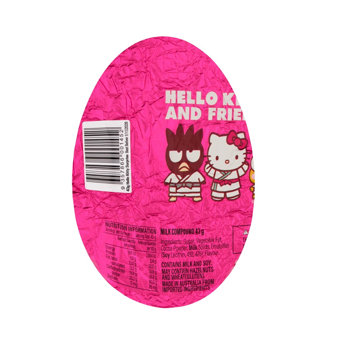 Hello Kitty and Friends Surprise Egg 43g - Kmart