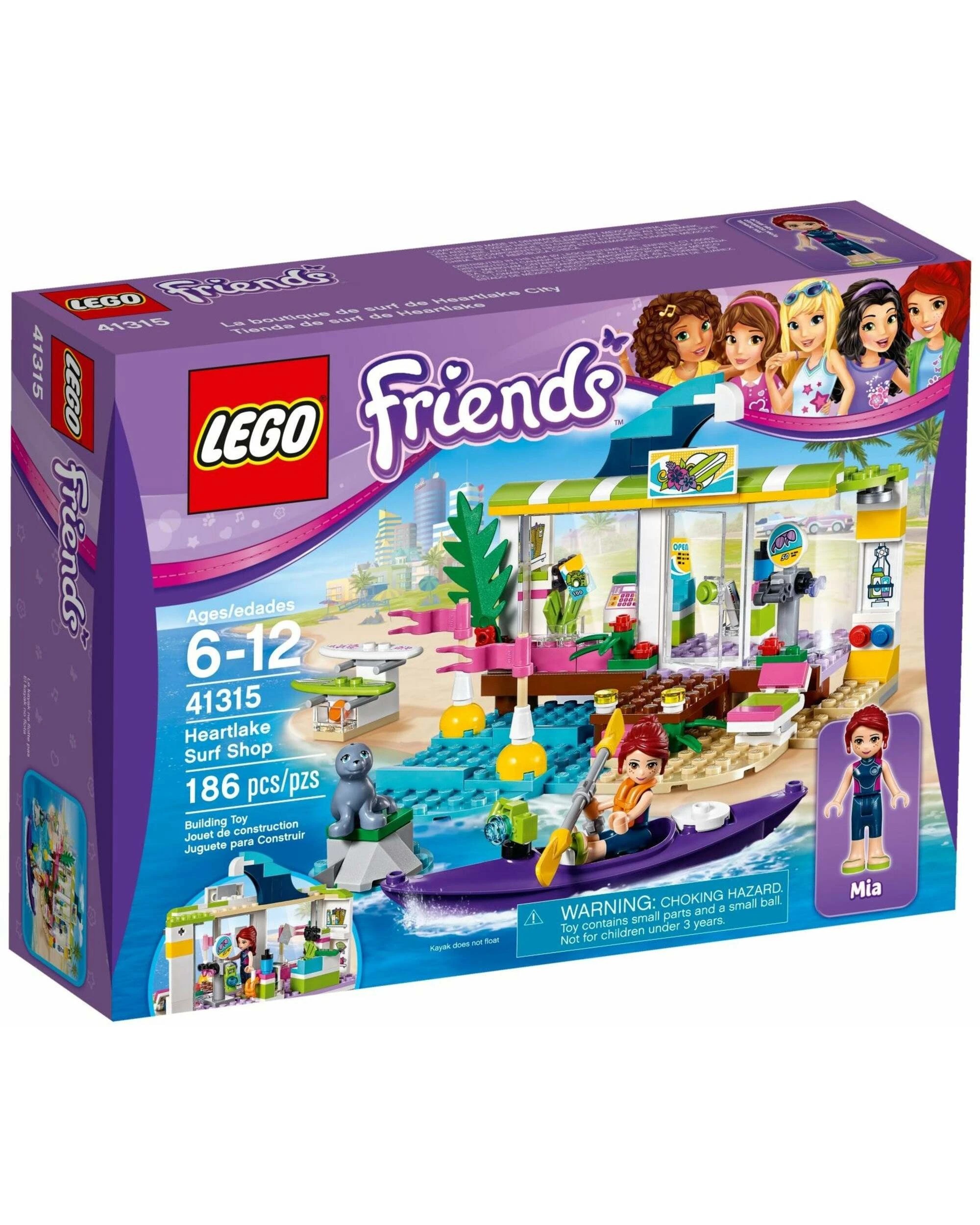LEGO 41315 Heartlake City Surf Shop with Mia & Seal - Kmart