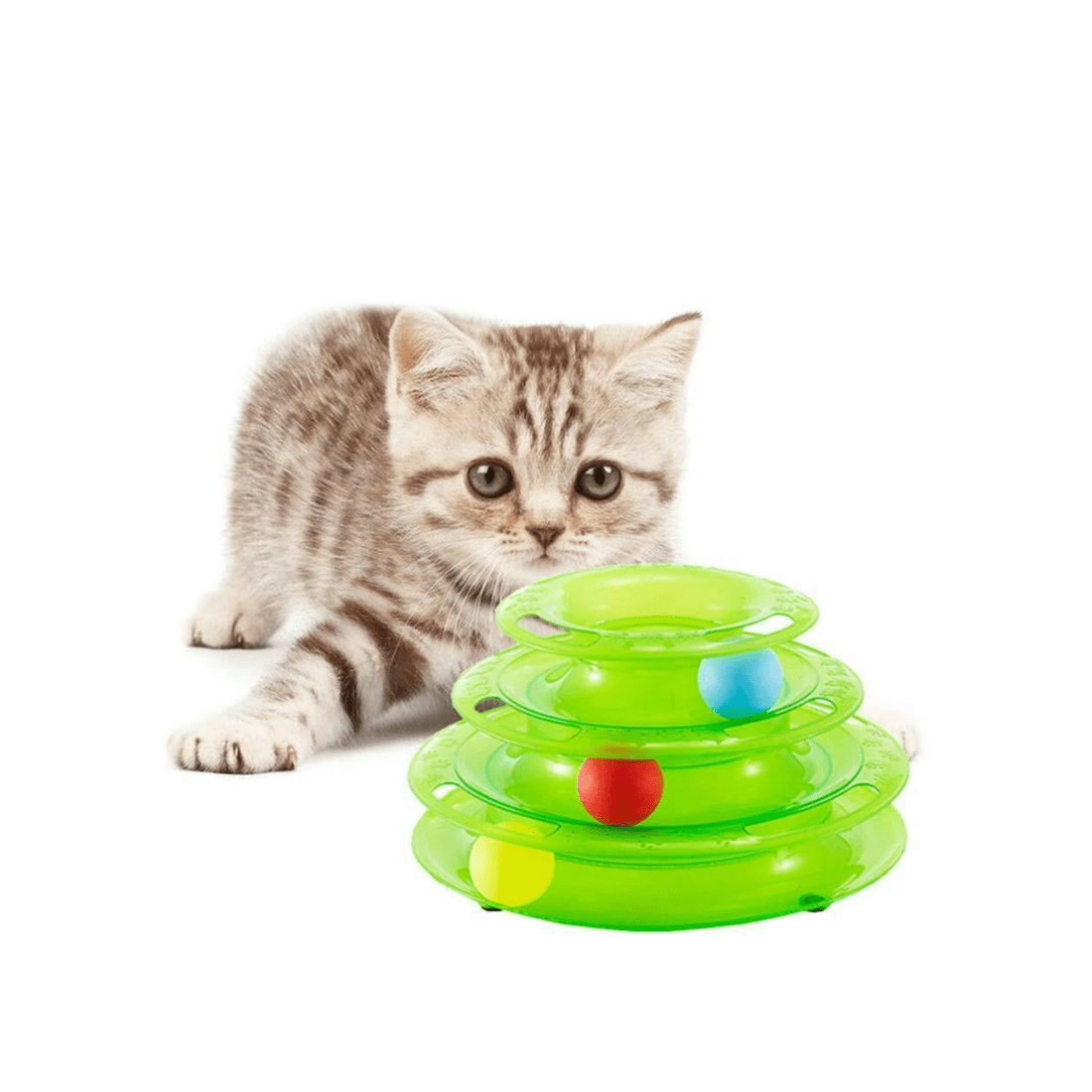 BR Toys Interactive Cat Toy with Ball Track - Kmart