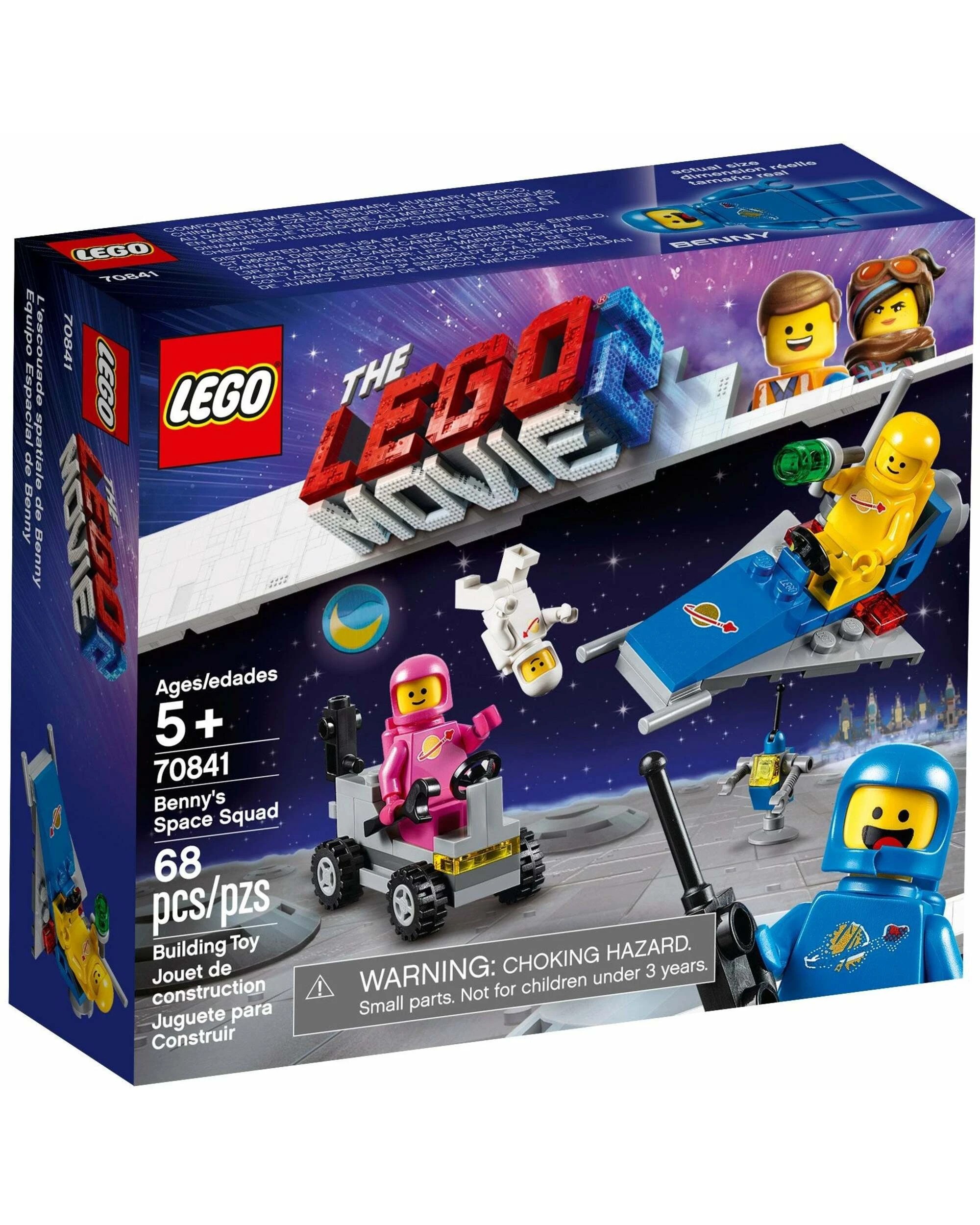 LEGO 70841 Benny's Space Squad Spaceship & Lunar Buggy Playset - Kmart