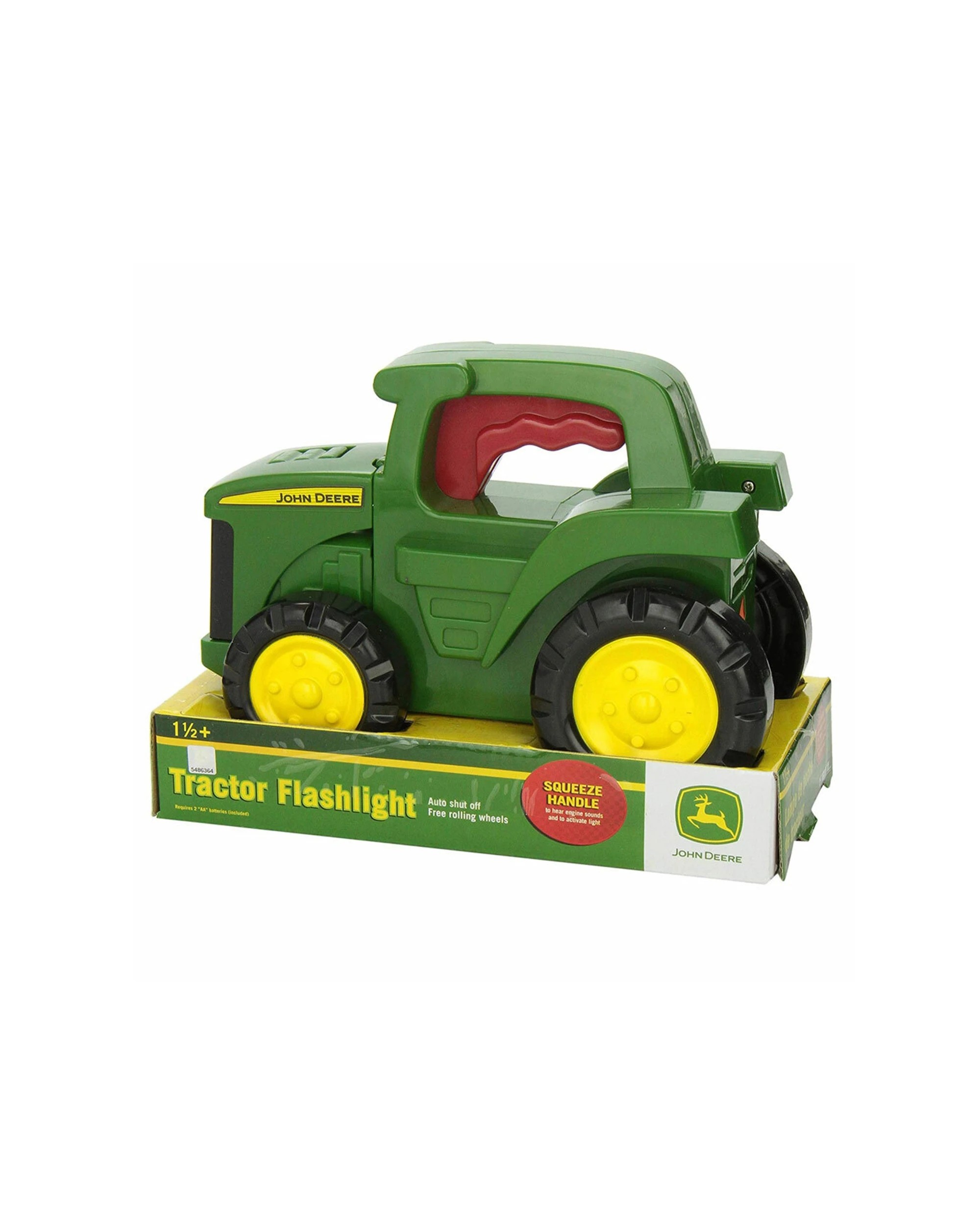 John Deere Tractor Torch Flashlight Kids Play Toy With Sounds - Multi ...