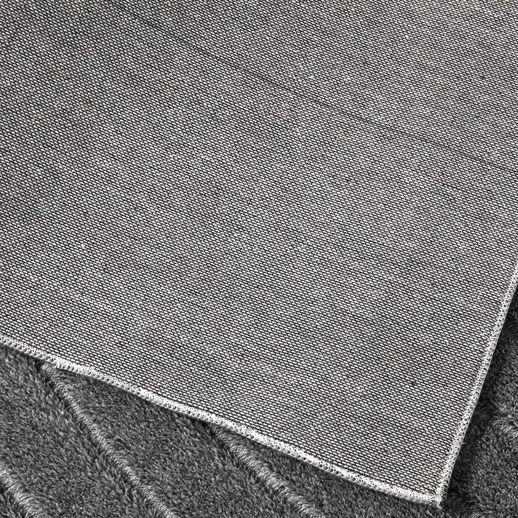 Marlow Machine Washable High-Low Textured Floor Rug - Kmart