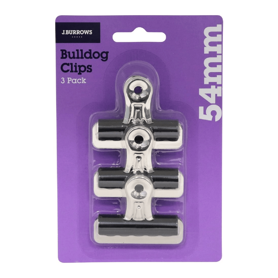 J.Burrows 54mm Bulldog Clips 3 Pack - Kmart