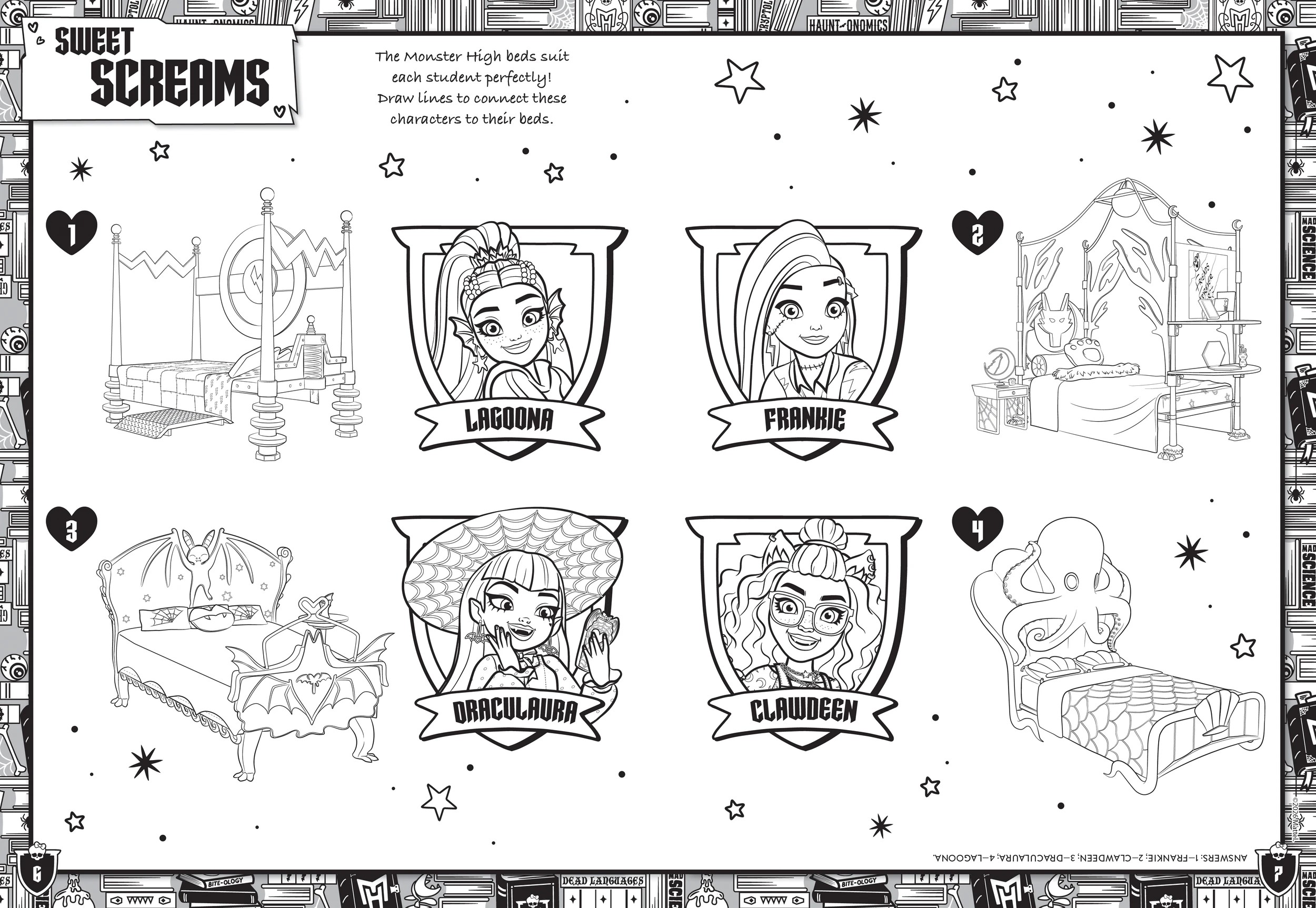 Monster High: Mega Colouring and Activity Book - Kmart