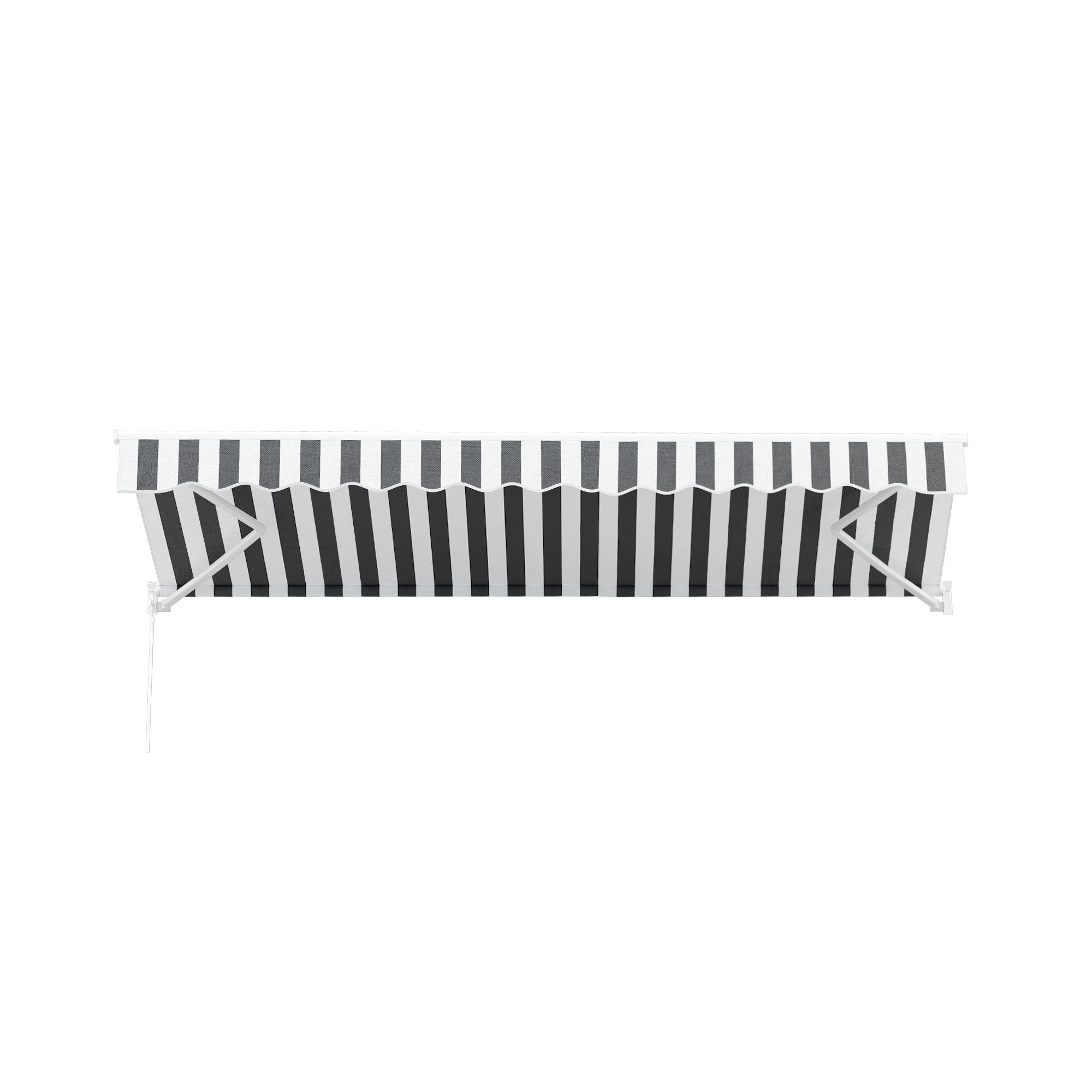 Instahut Retractable Folding Arm Awning Manual Sunshade 4.5Mx3M - Multi ...