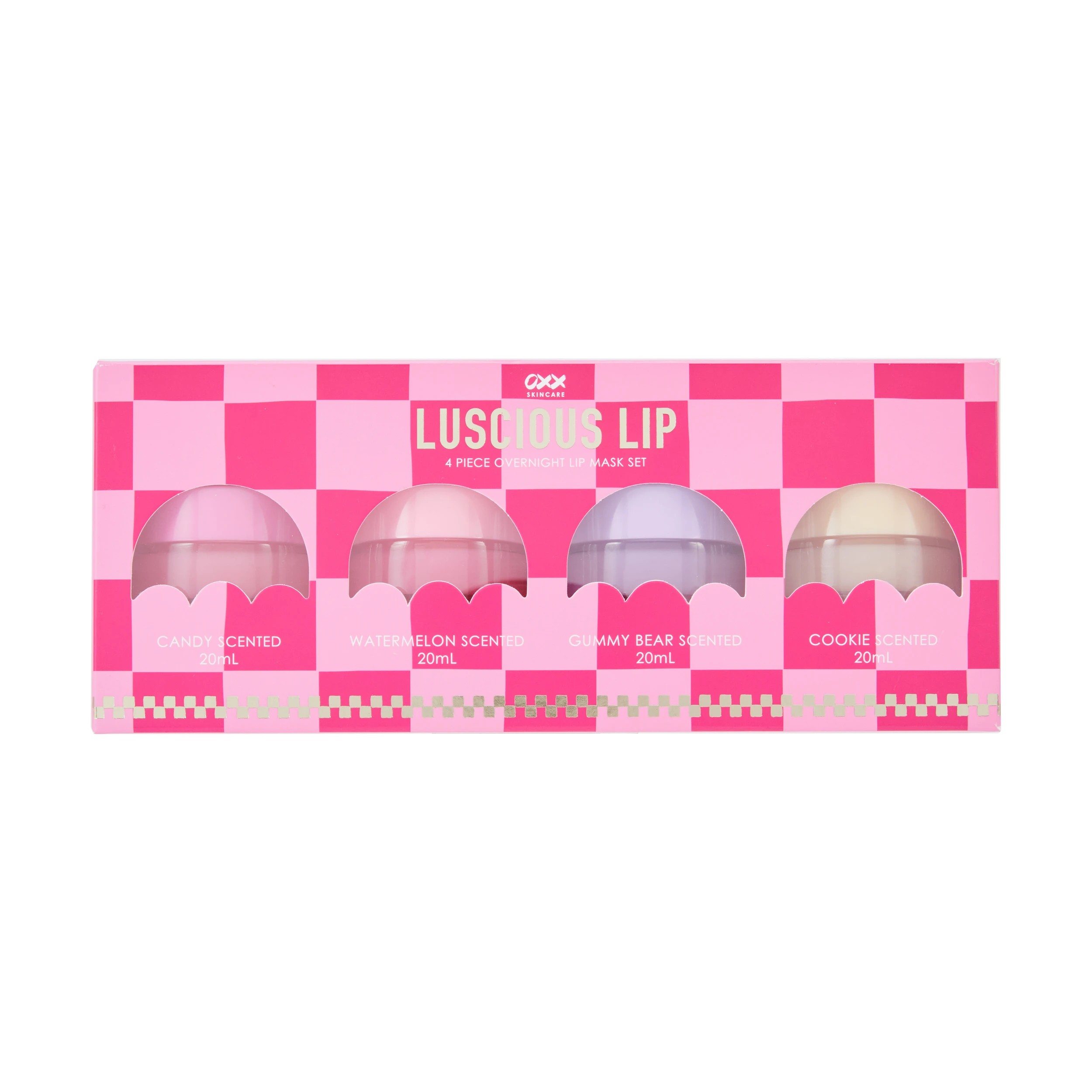 OXX Skincare 4 Piece Overnight Lip Mask Set - Kmart