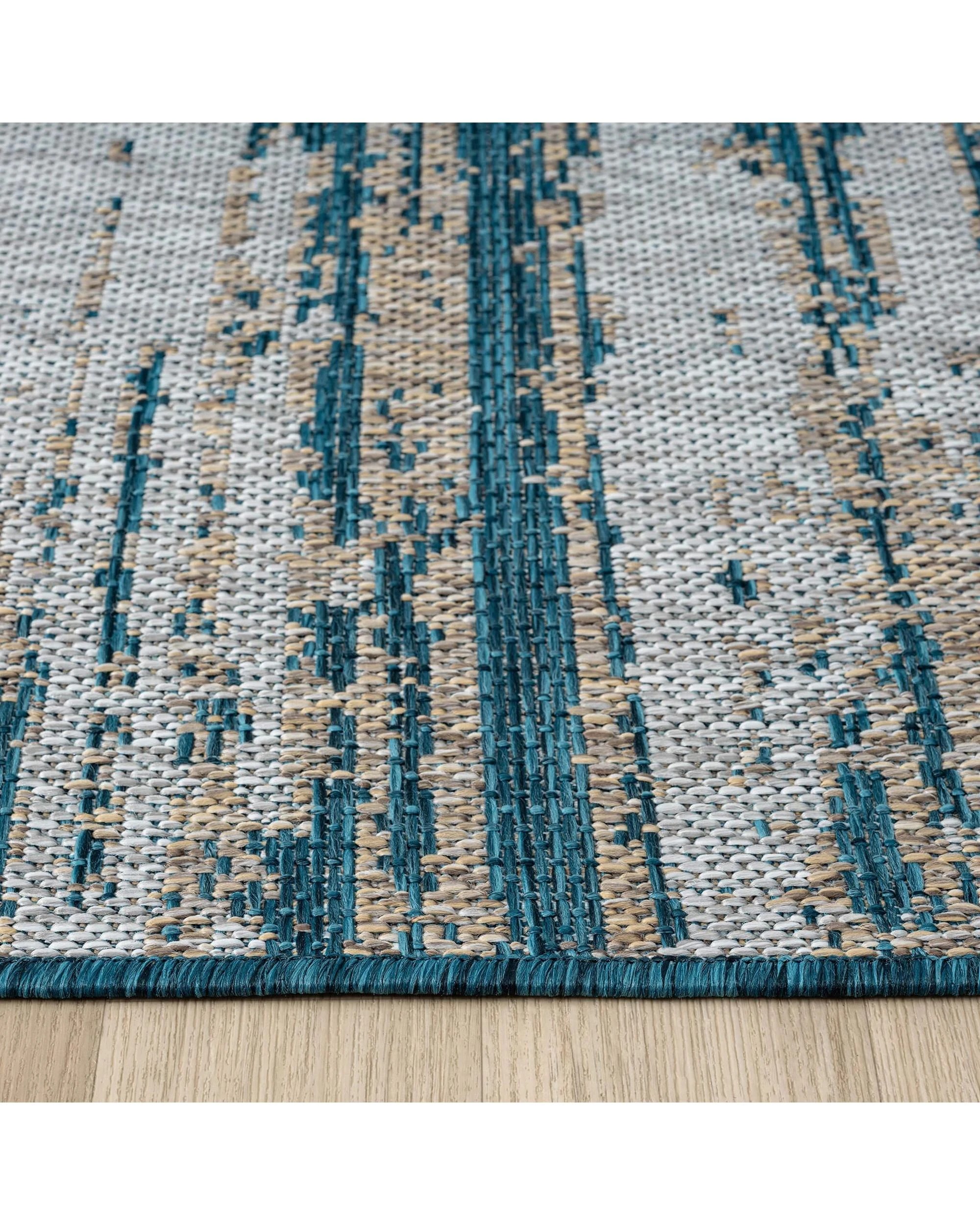 La Grace Home Cascade Premium Runner - 80x300cm - Indigo - Kmart