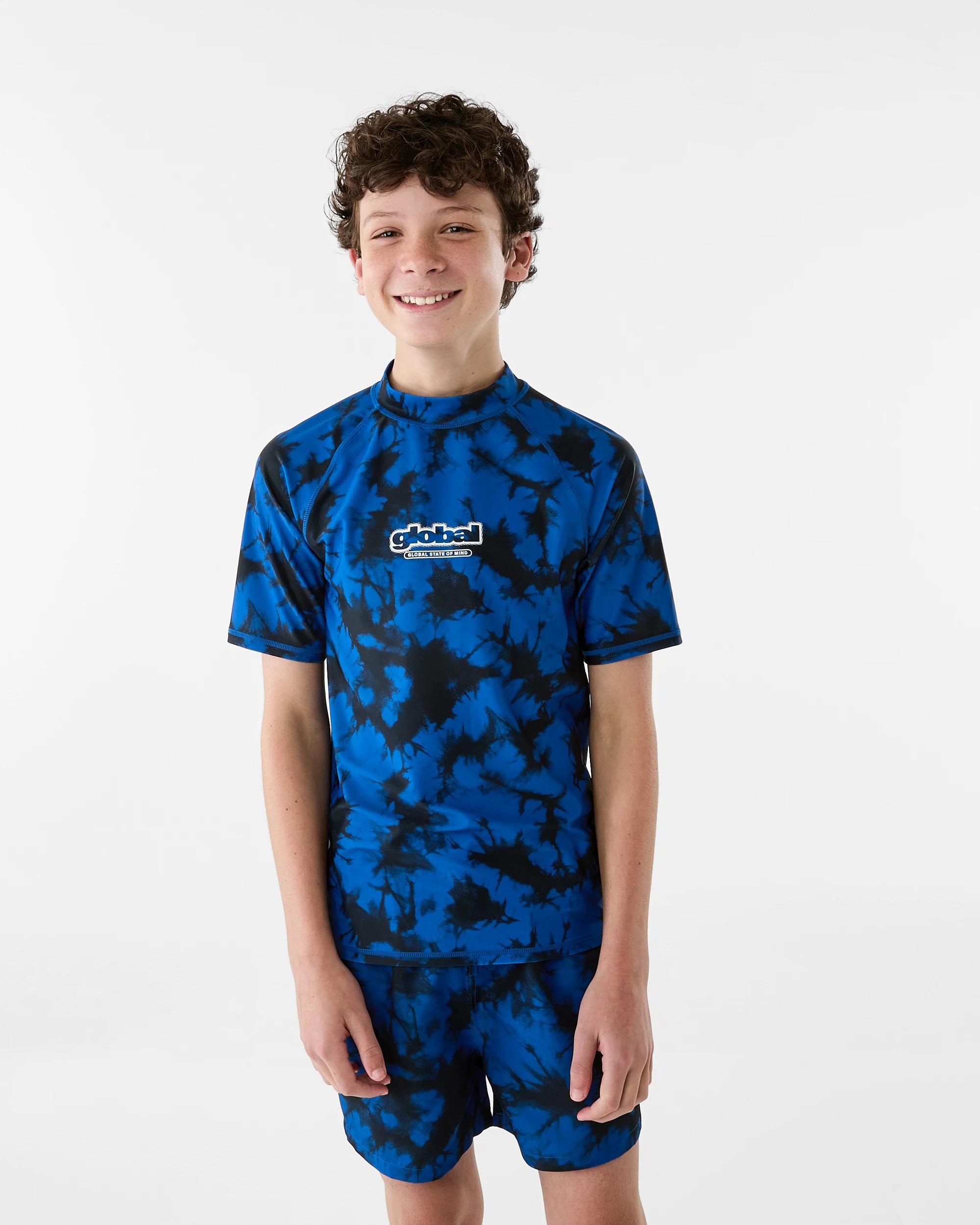 Short Sleeves Print Vest - Kmart
