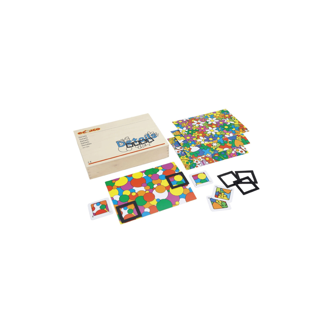 EDUCO 64Pc Details Matching Game Board Educational Toy For 3 Years And ...