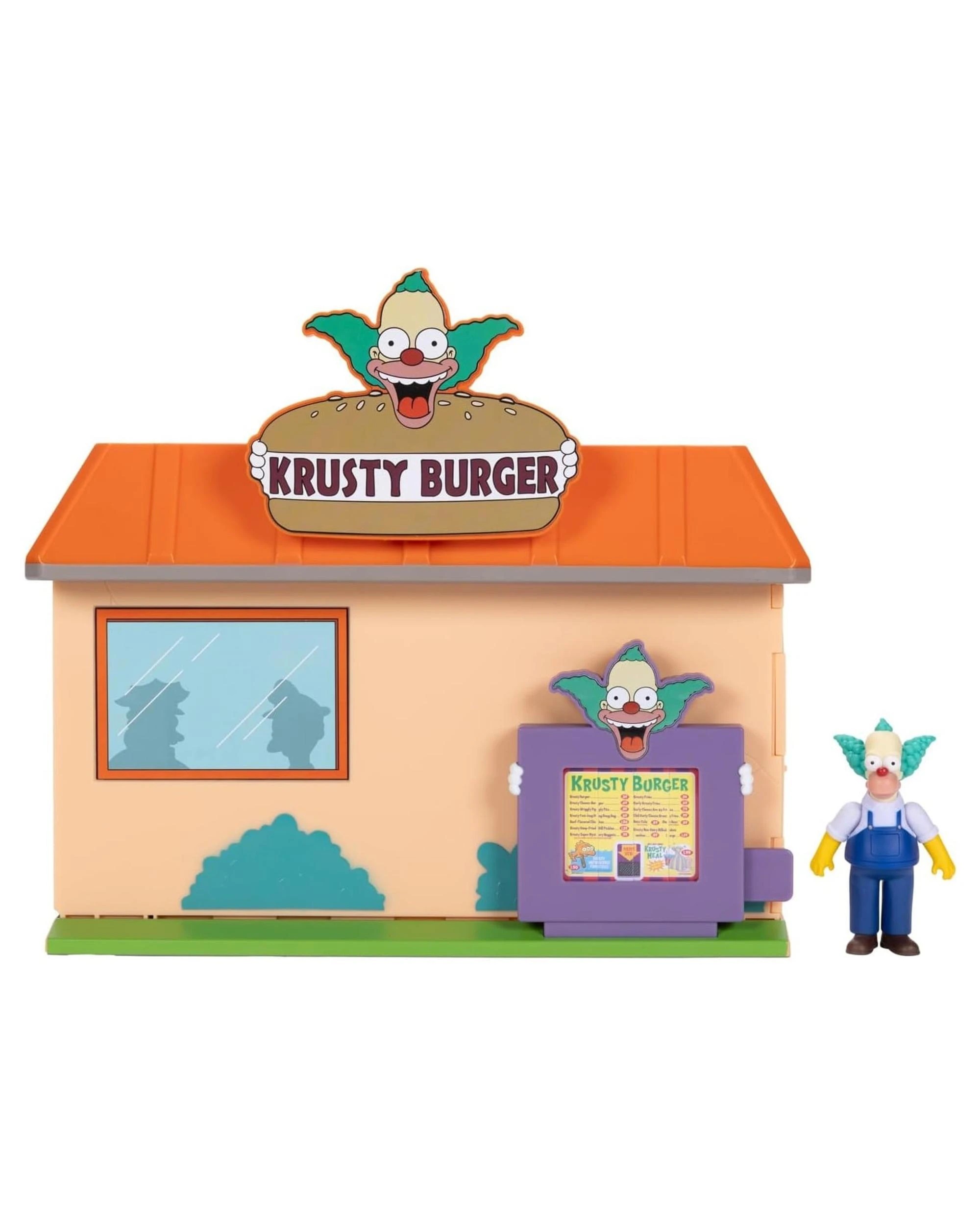 The Simpsons Krusty Burger Diorama 2.5 inch Scale Playset - Kmart